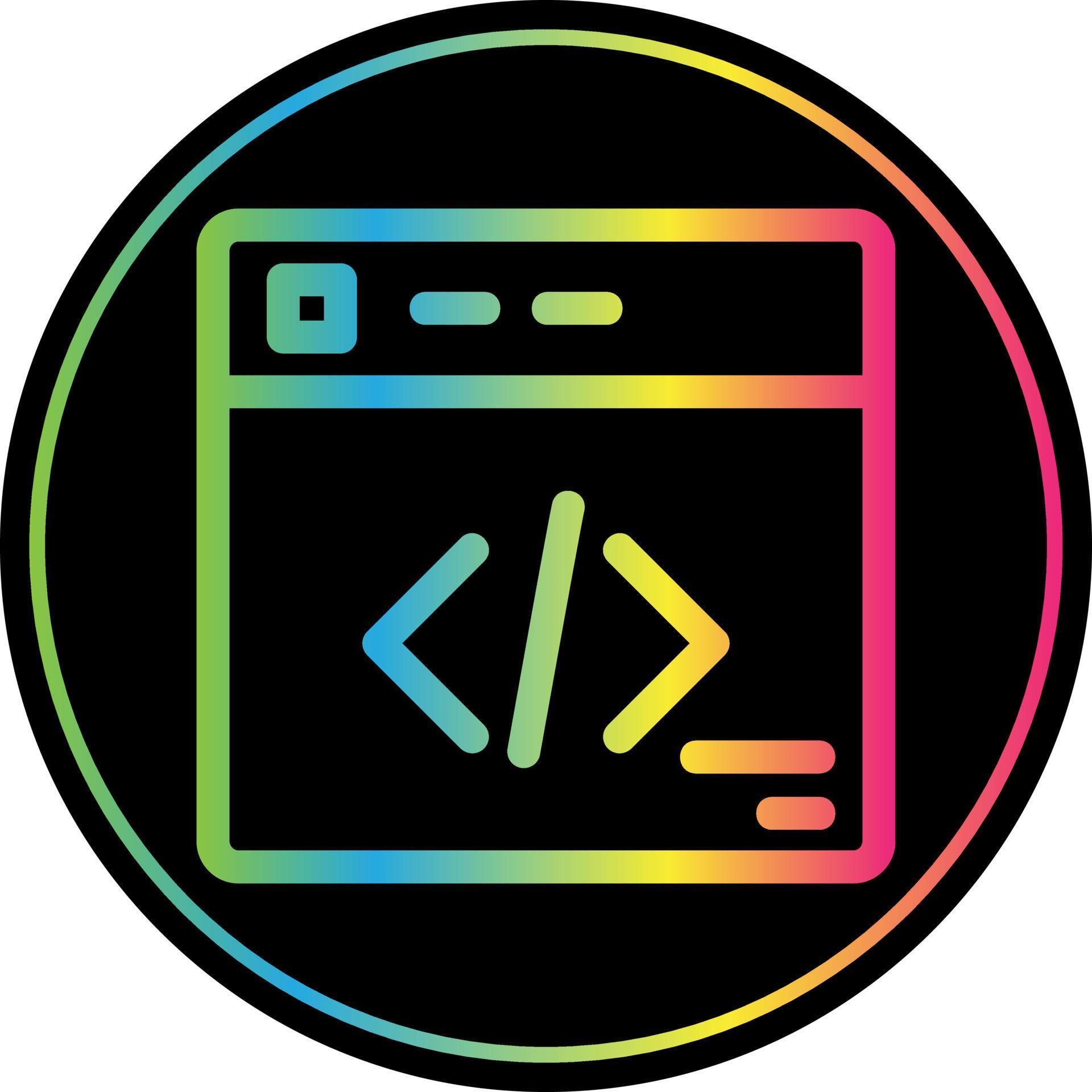 Web Programming Vector Icon Design 15745298 Vector Art At Vecteezy