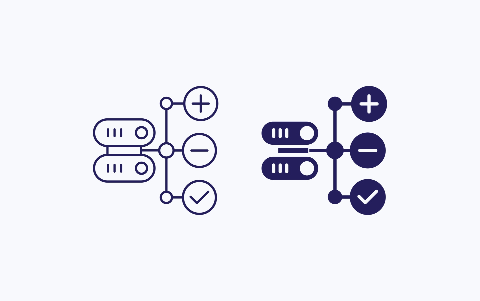 Database Connection illustration icon 15756196 Vector Art at Vecteezy
