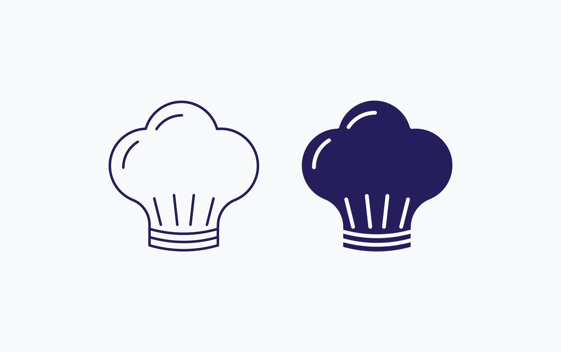 Chef Cap illustration icon 15756234 Vector Art at Vecteezy