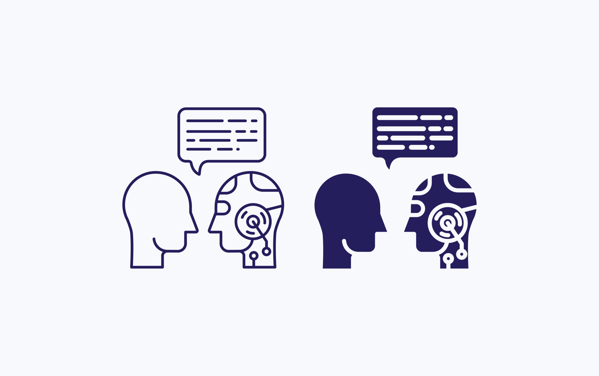 Robot Communication Human Talking To Robot 15756268 Vector Art At Vecteezy 5979