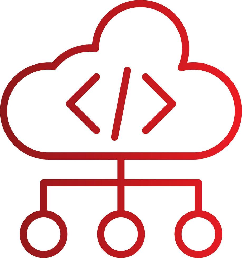 Cloud Coding Vector Icon 15756954 Vector Art At Vecteezy