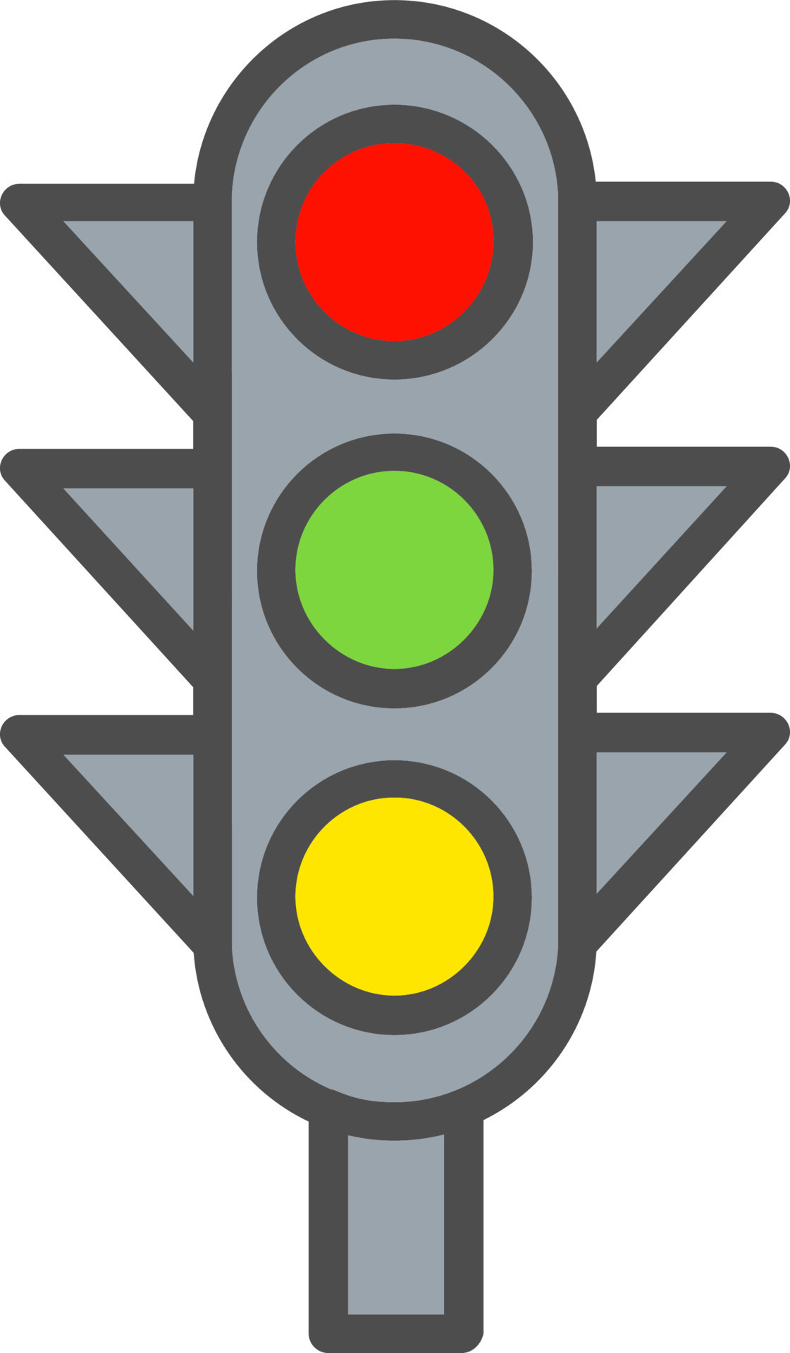 Traffic Light Vector Icon 15757924 Vector Art At Vecteezy