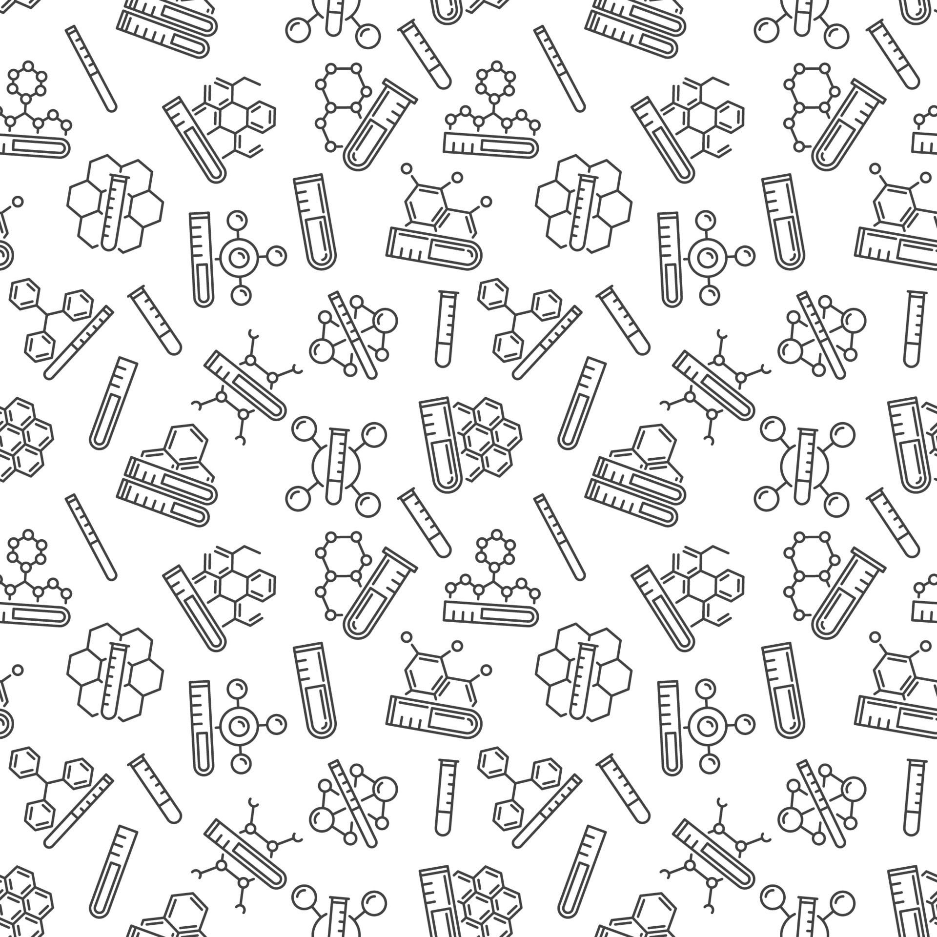 Laboratory Test Tube And Molecule Vector Science Seamless Pattern 15766223 Vector Art At Vecteezy