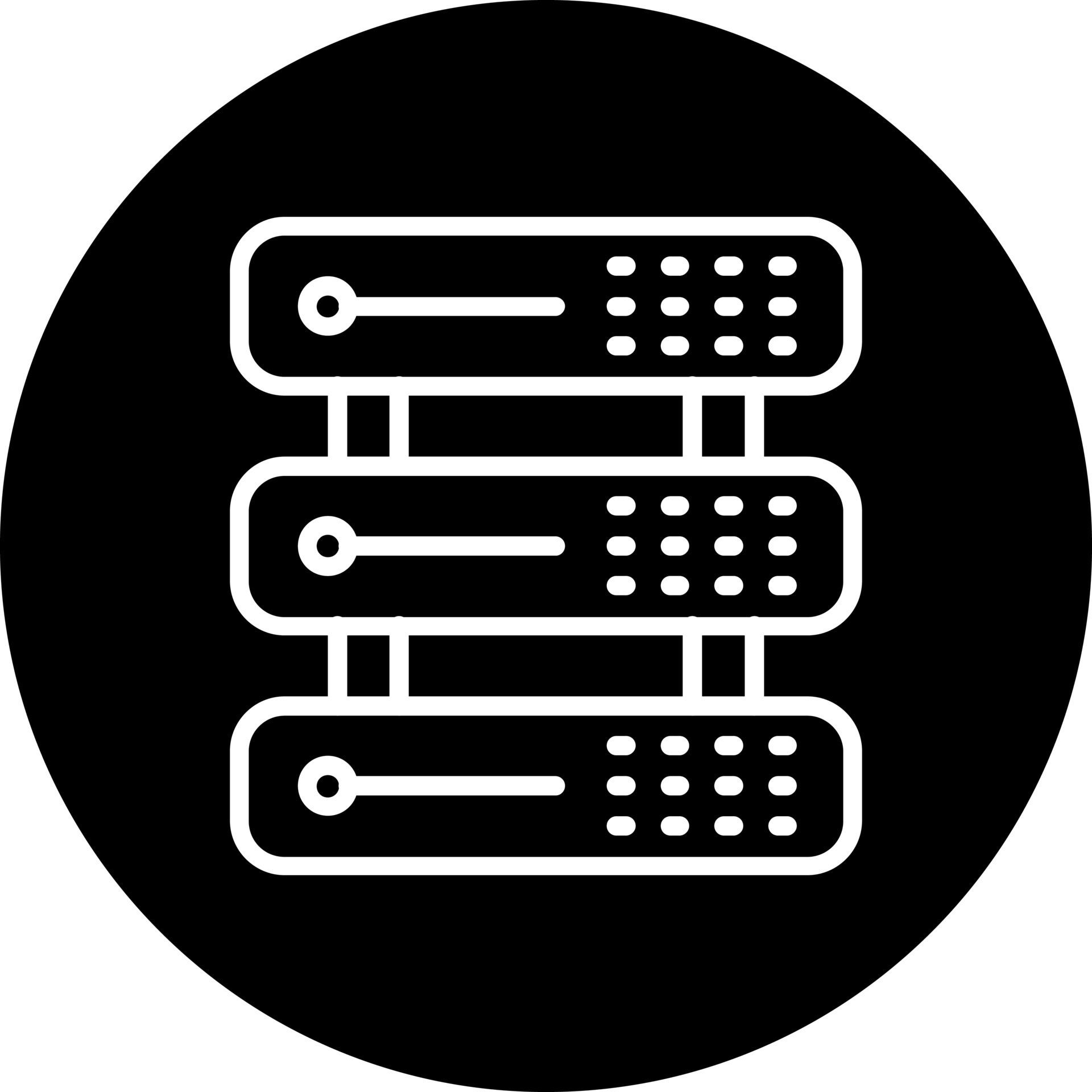 Server Vector Icon 15768418 Vector Art At Vecteezy