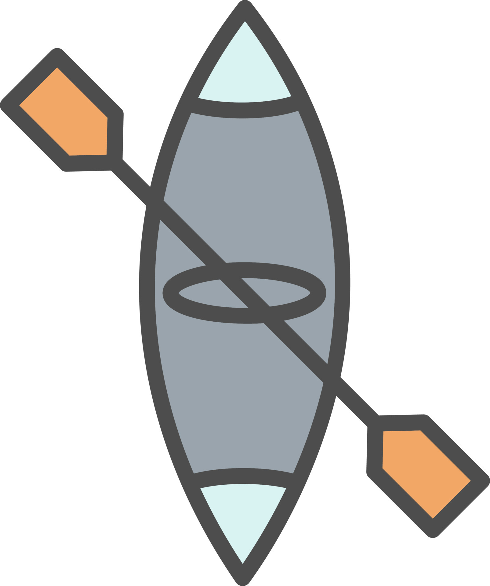 Canoe Vector Icon 15768744 Vector Art at Vecteezy