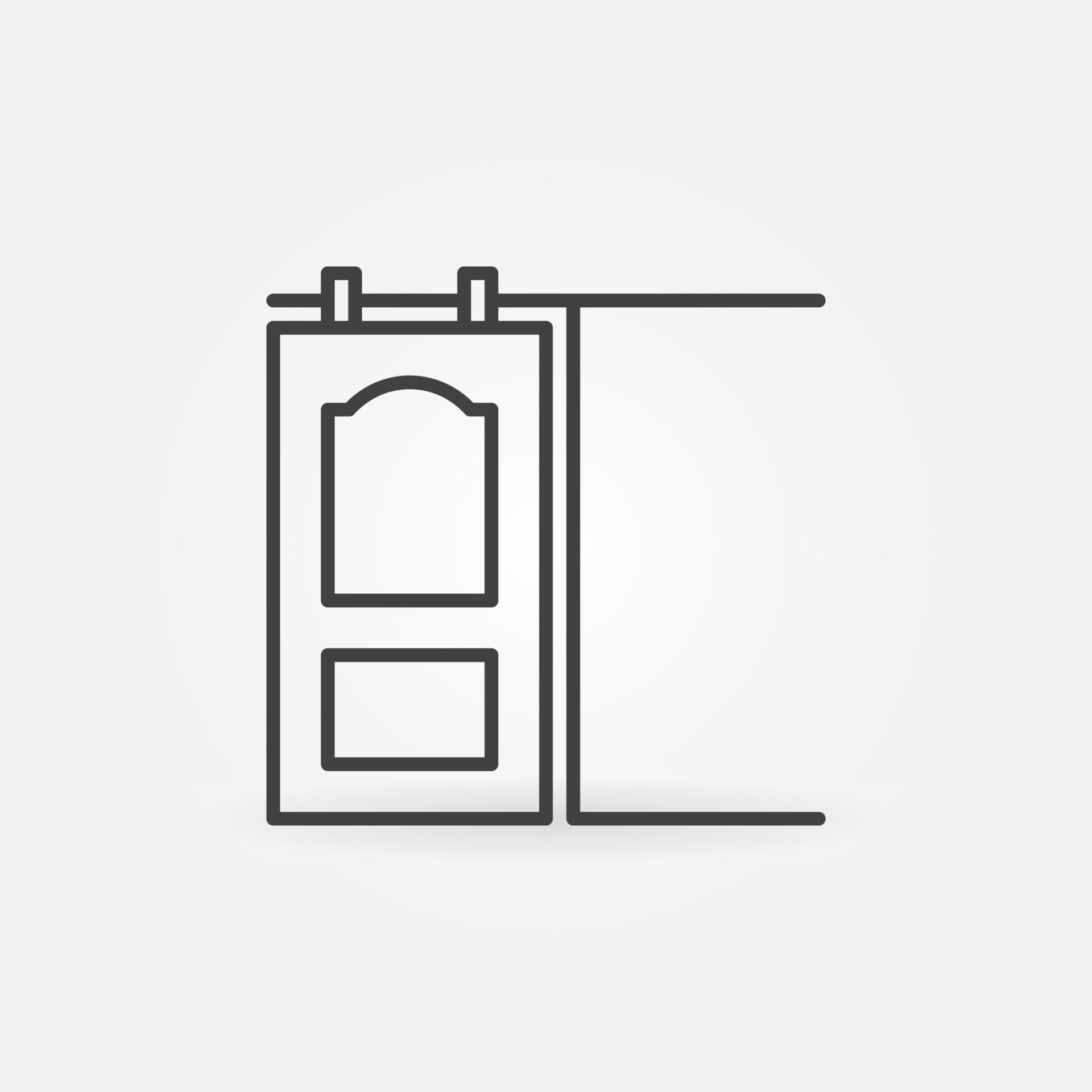 Vector Sliding Door thin line concept icon 15770659 Vector Art at Vecteezy Vector Sliding Door thin line concept icon 15770659 Vector Art at Vecteezy