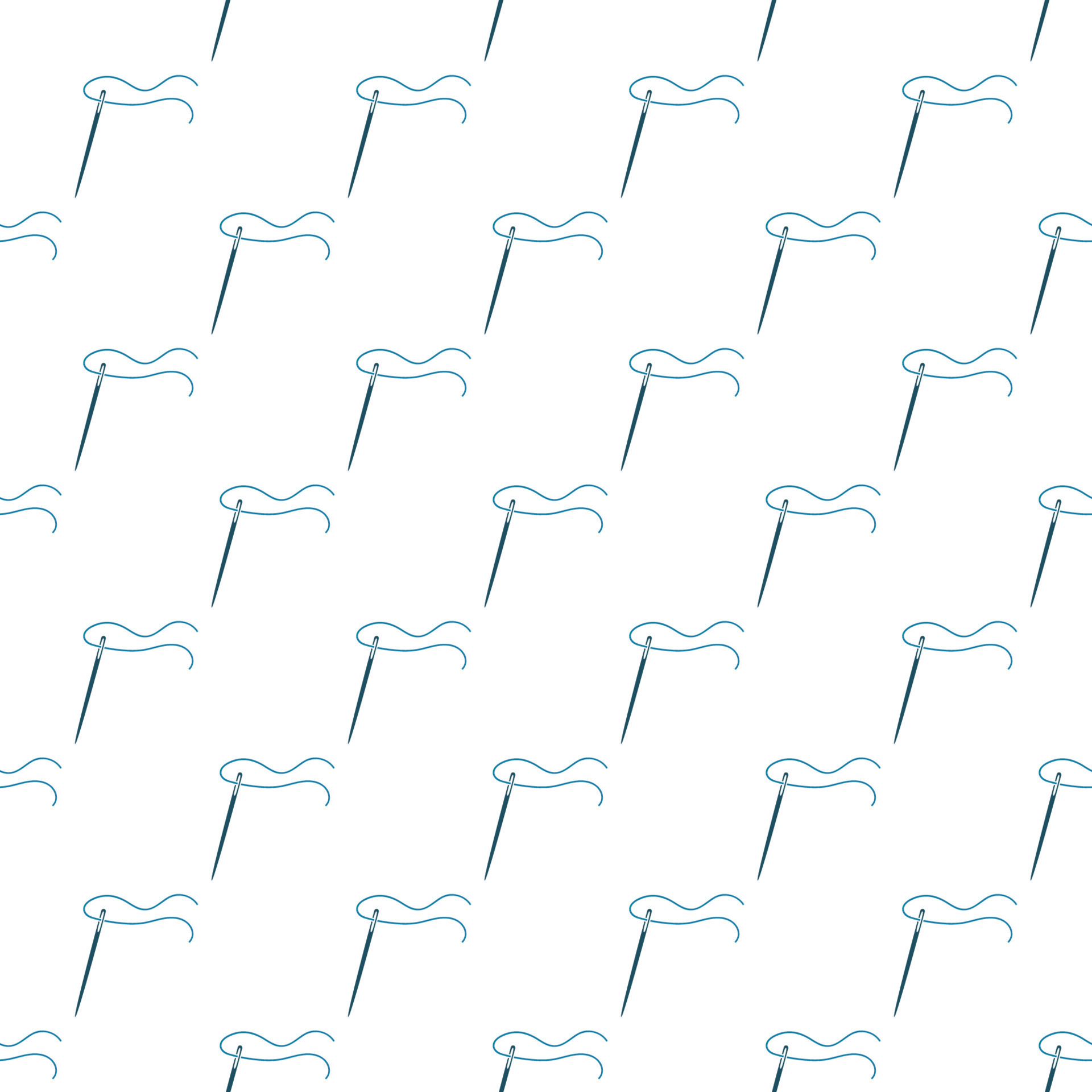 Needle With Thread Vector Pattern Sewing Seamless Background 15770673