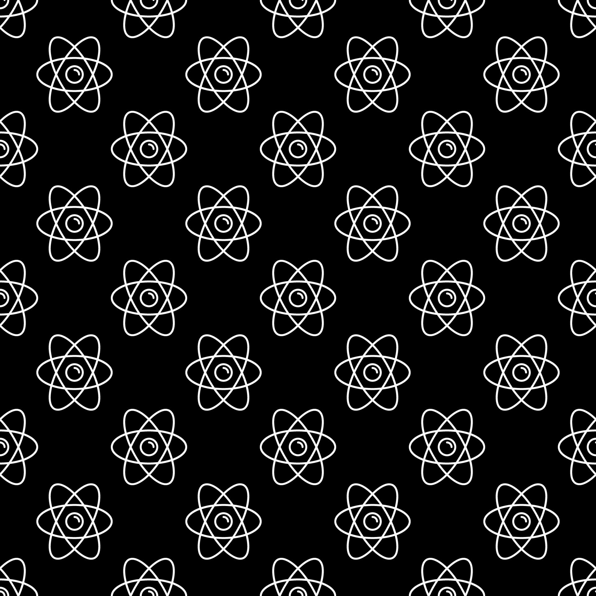 Chemistry Atom Vector Dark Line Seamless Background Physics Pattern 15771461 Vector Art At