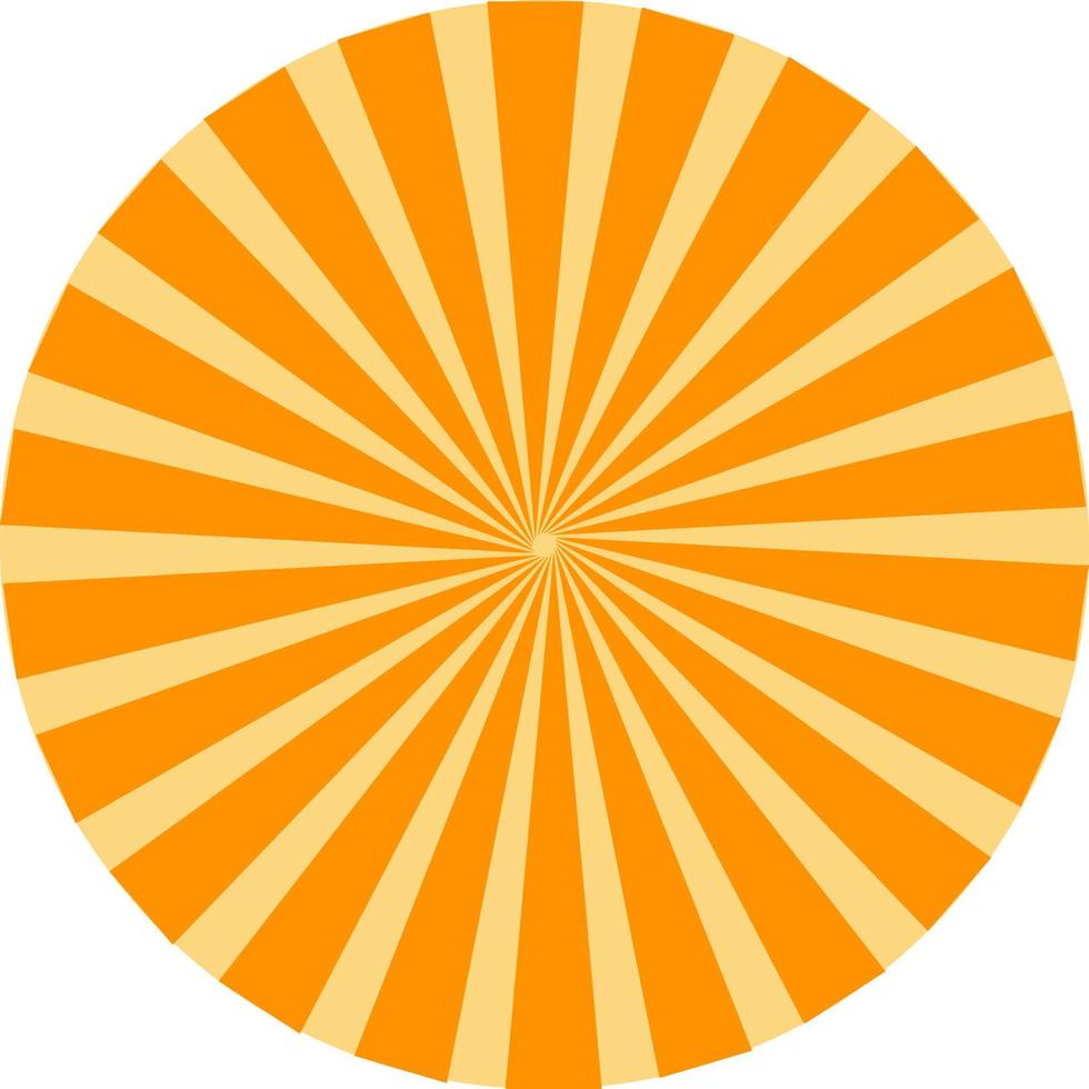 Retro Orange Sun Brust Horizontal 15778499 Vector Art at Vecteezy
