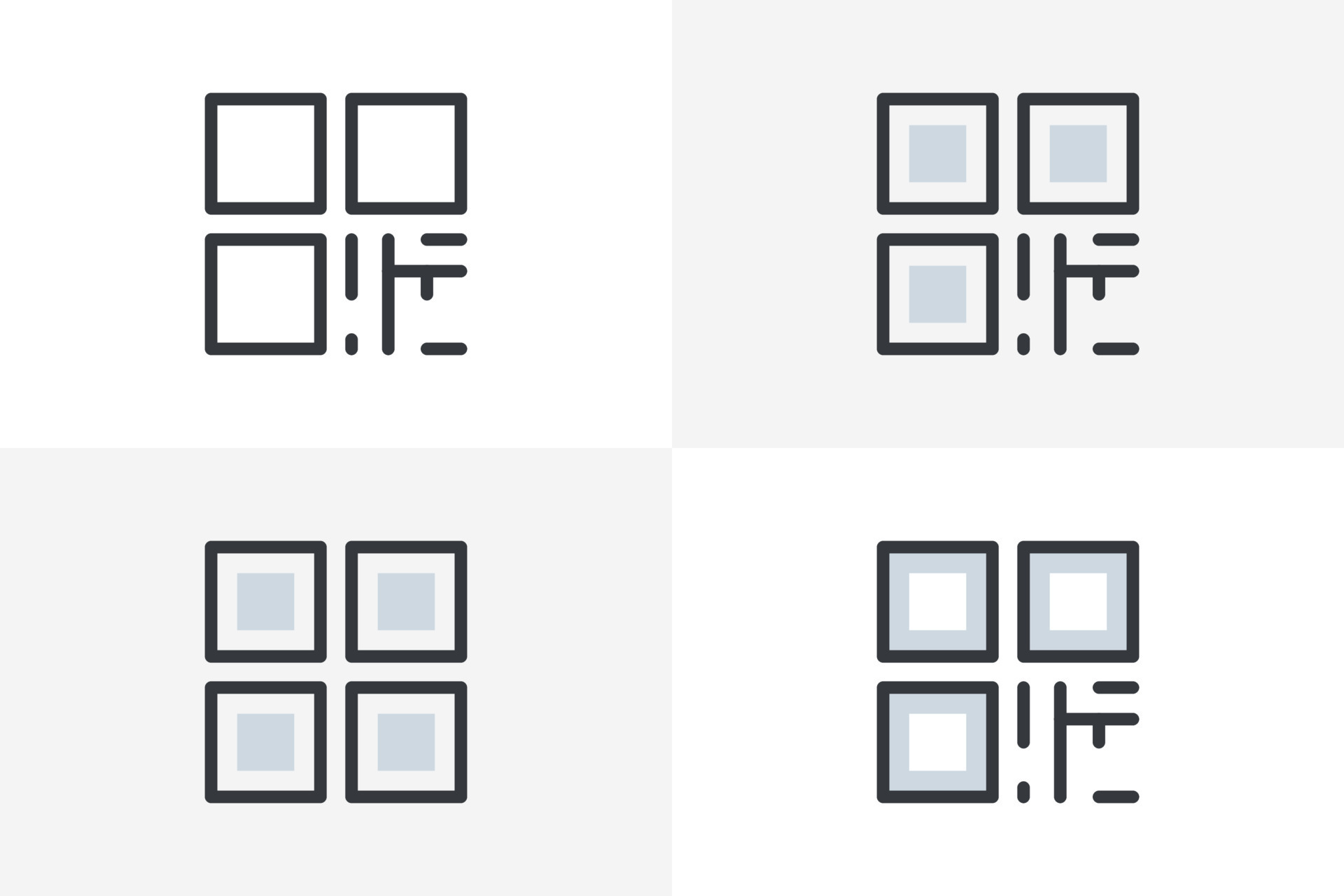Qr Code Set Icon Vector Qr Code Bundle Sign Vector Isolated On White Background 15779054 Vector
