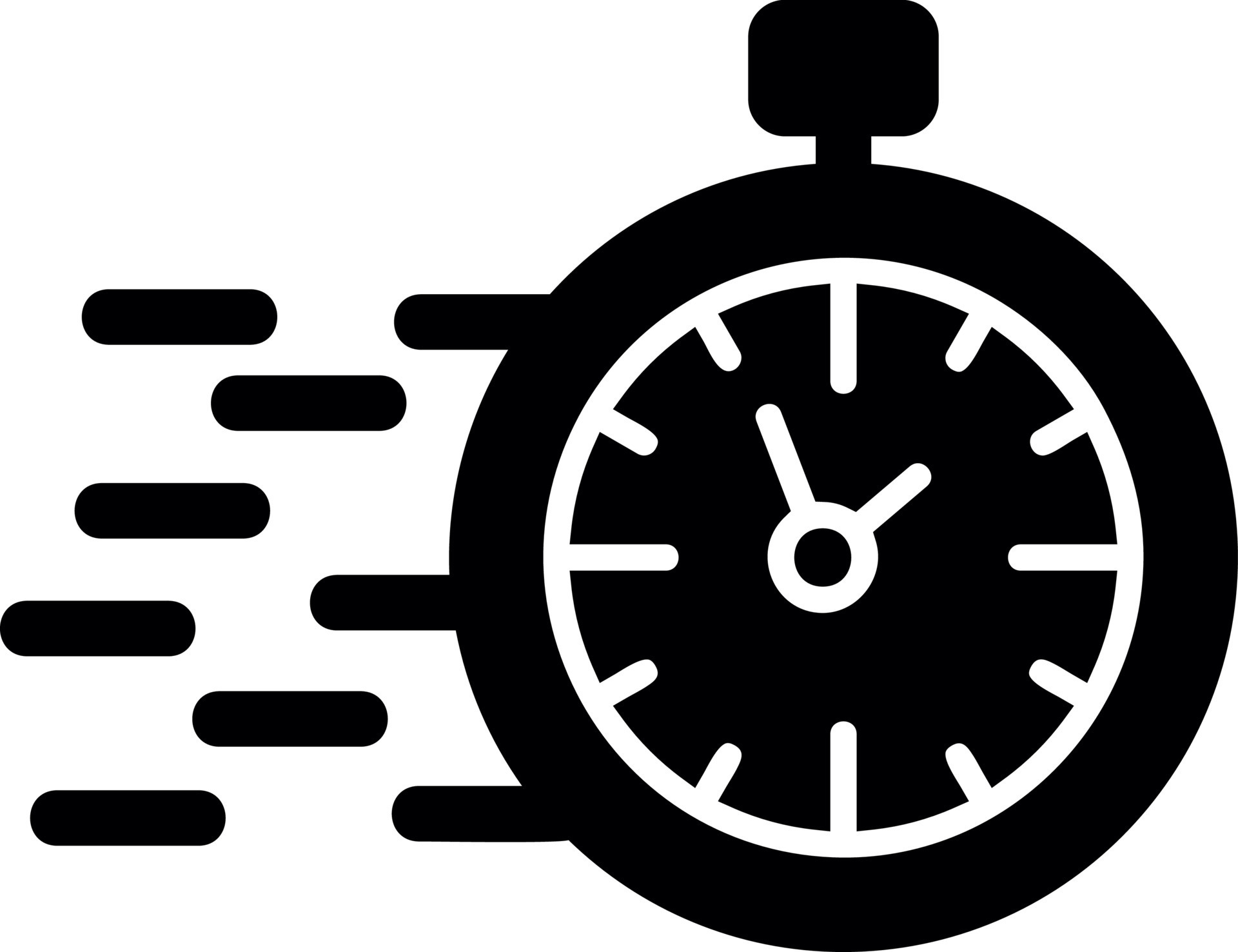 Fast Time Vector Icon Design 15782403 Vector Art At Vecteezy