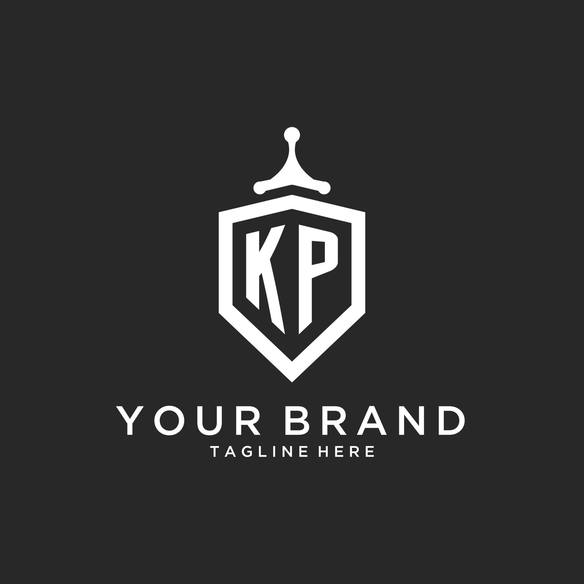 KP monogram logo initial with shield guard shape design 15785070 Vector ... KP monogram logo initial with shield guard shape design 15785070 Vector ...
