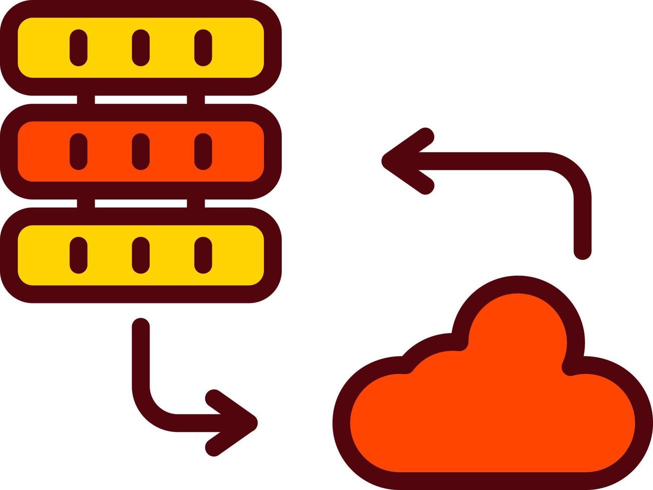 Cloud Server Vector Icon 15798505 Vector Art at Vecteezy