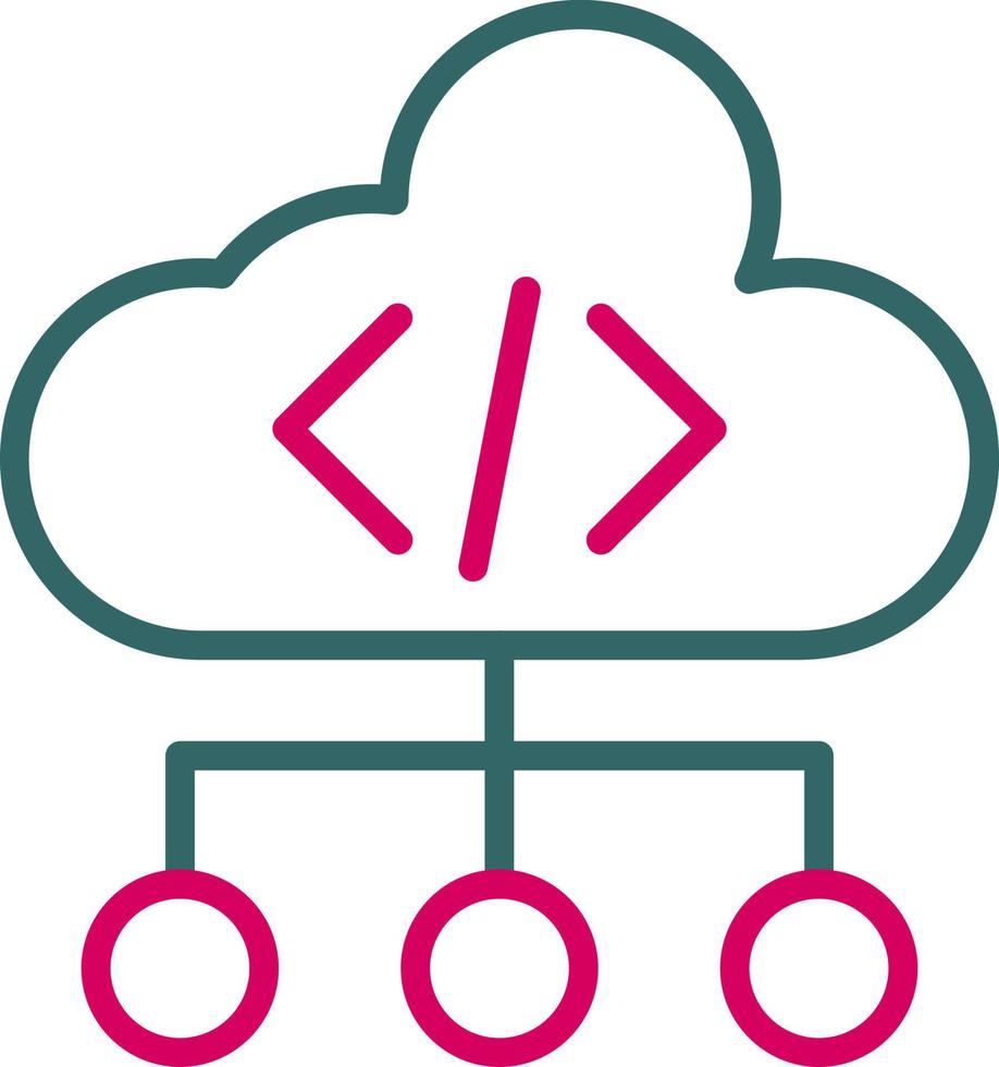 Cloud Coding Vector Icon 15798586 Vector Art at Vecteezy