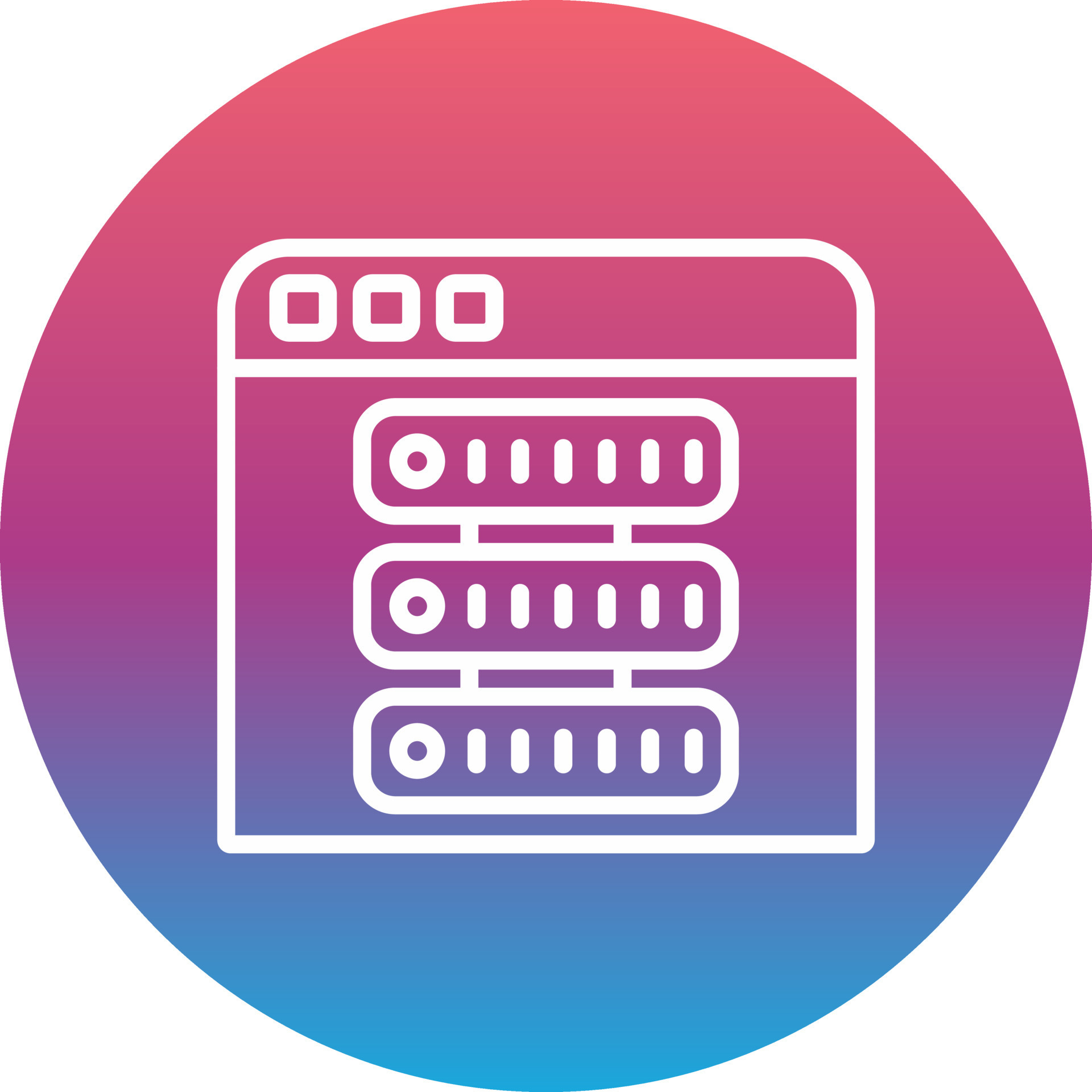 Data Vector Icon 15800240 Vector Art at Vecteezy