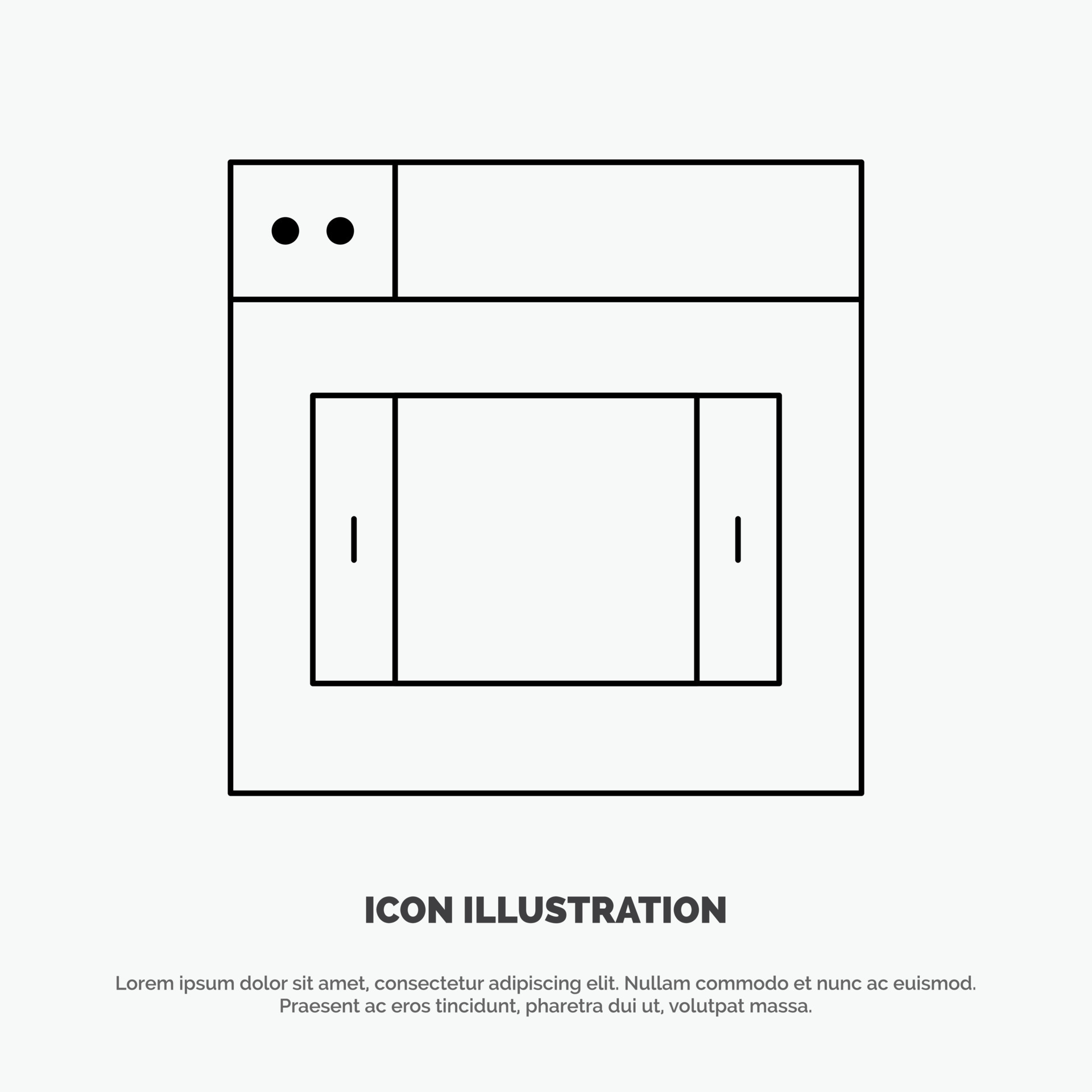 Web Design Mobile Line Icon Vector 15801152 Vector Art At Vecteezy