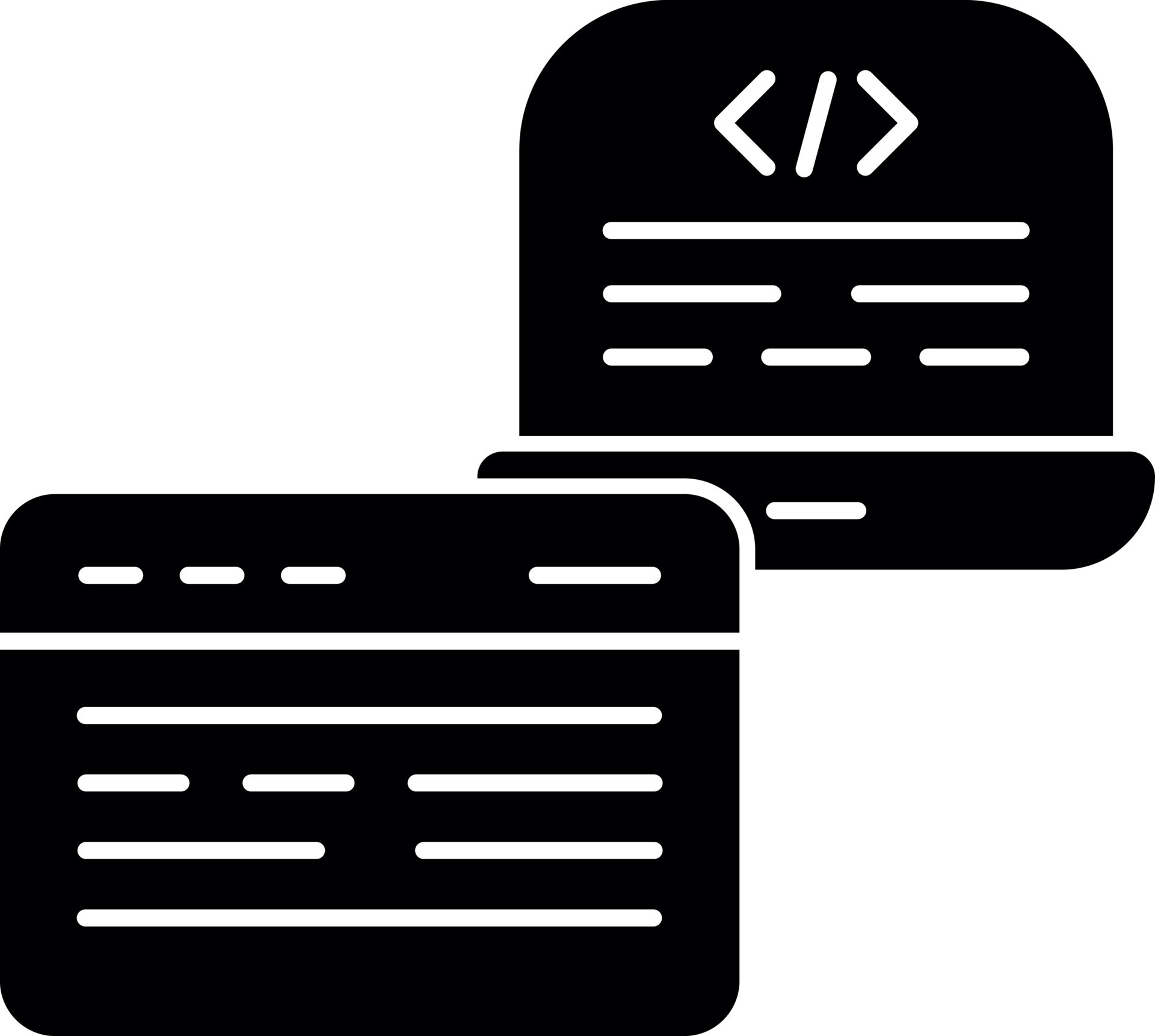 Frontend Development Vector Icon Design 15801811 Vector Art at Vecteezy