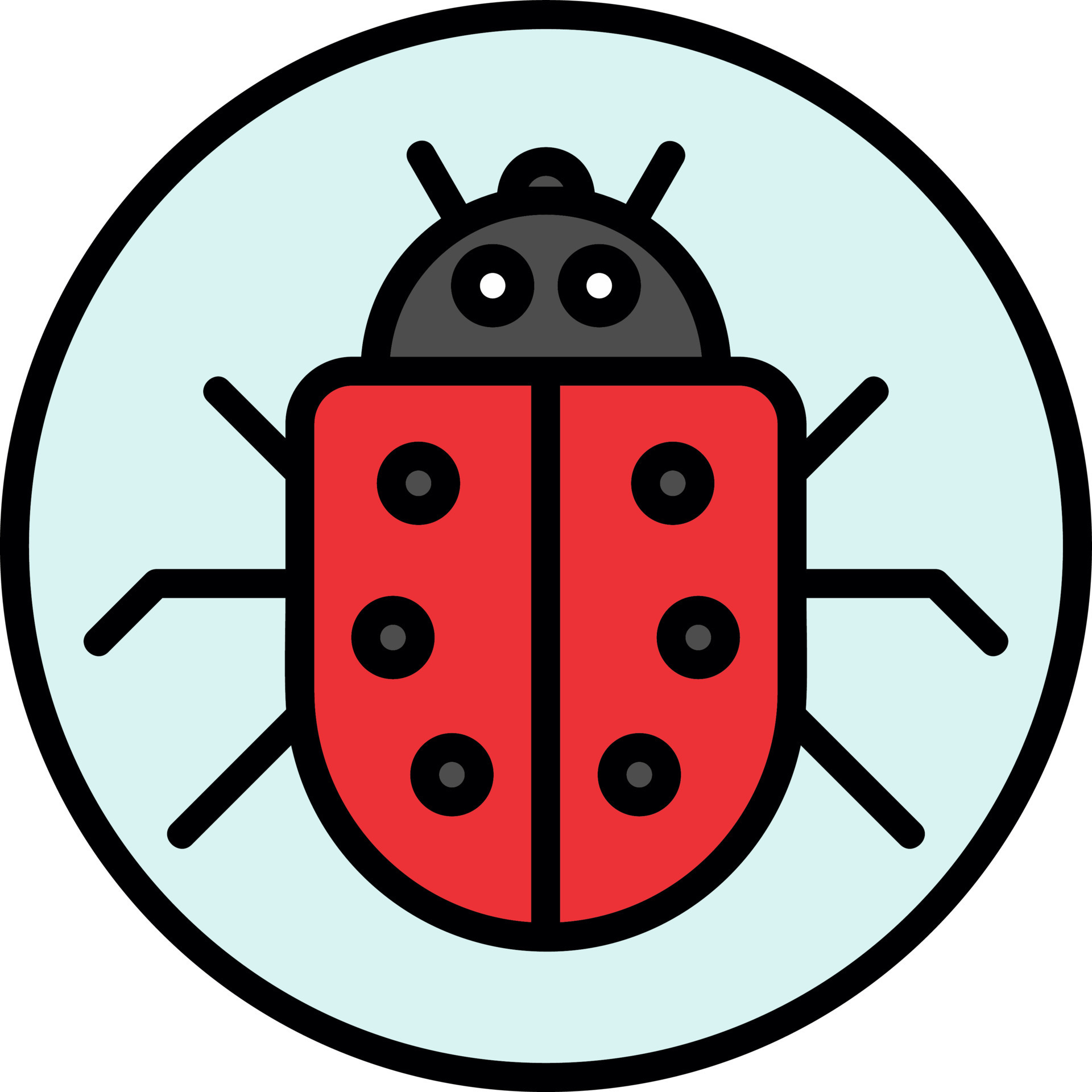 Bug Vector Icon Design 15801859 Vector Art At Vecteezy