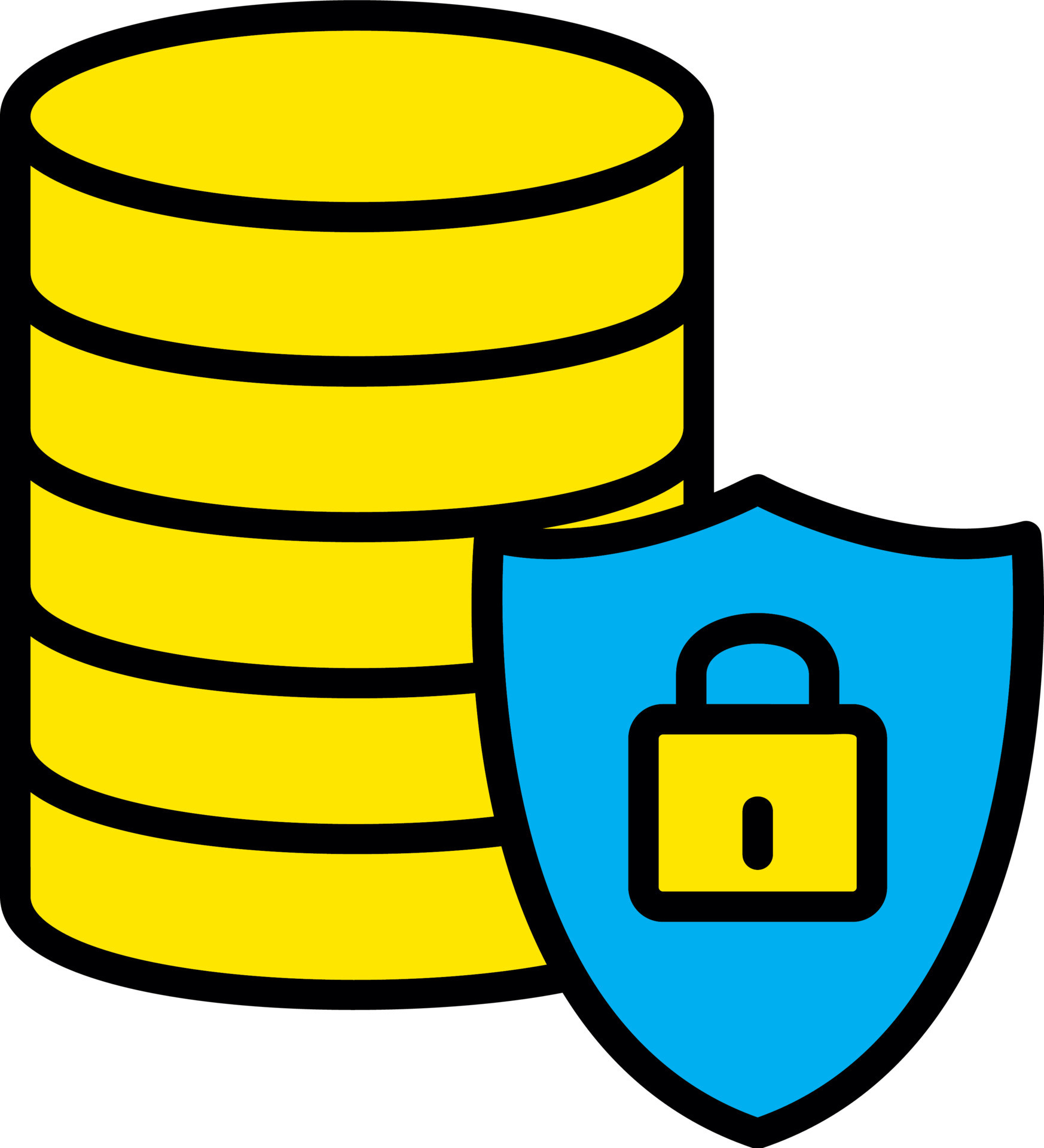 Data Security Vector Icon Design 15801870 Vector Art At Vecteezy
