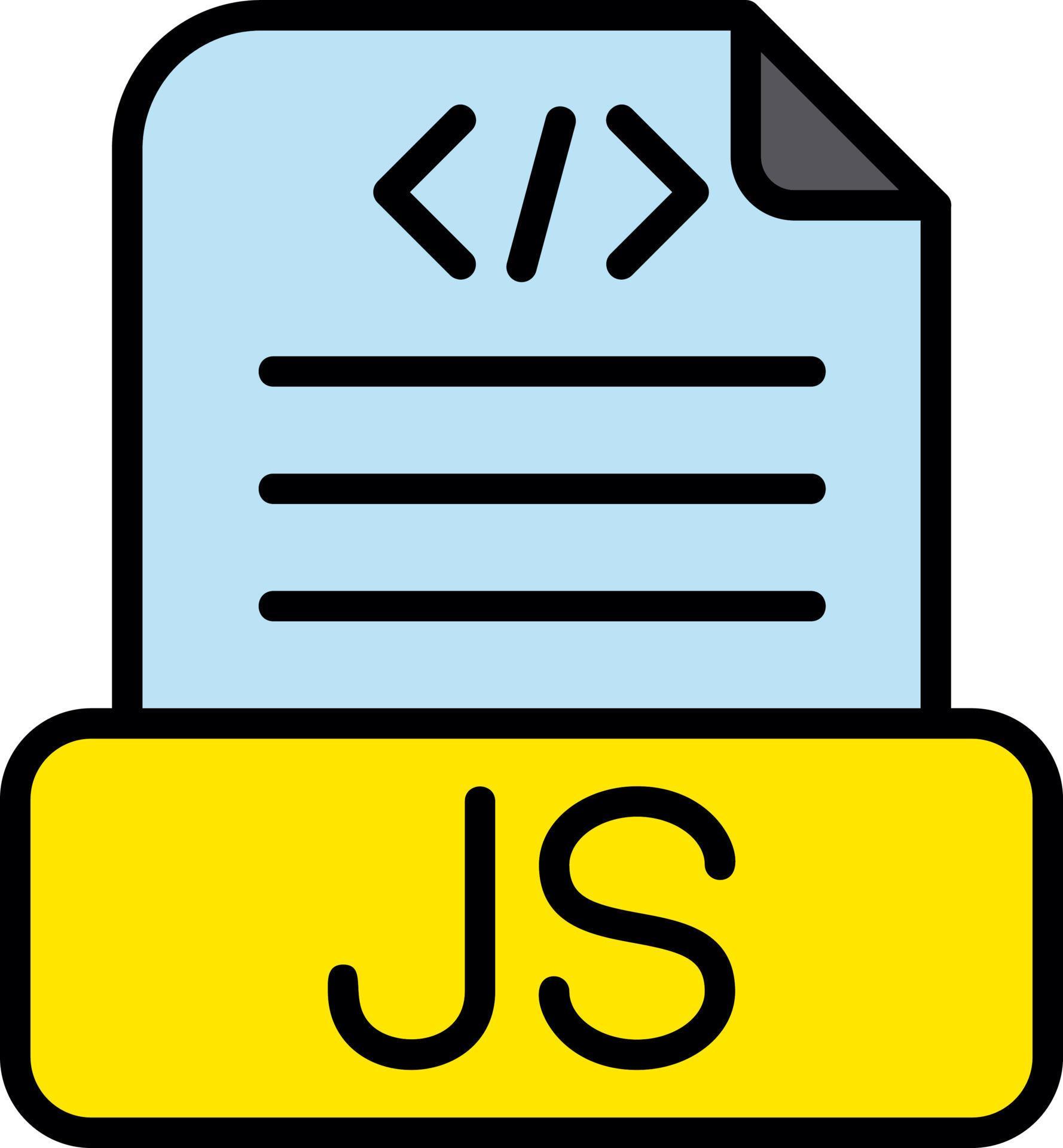 Javascript File Vector Icon Design 15801877 Vector Art At Vecteezy