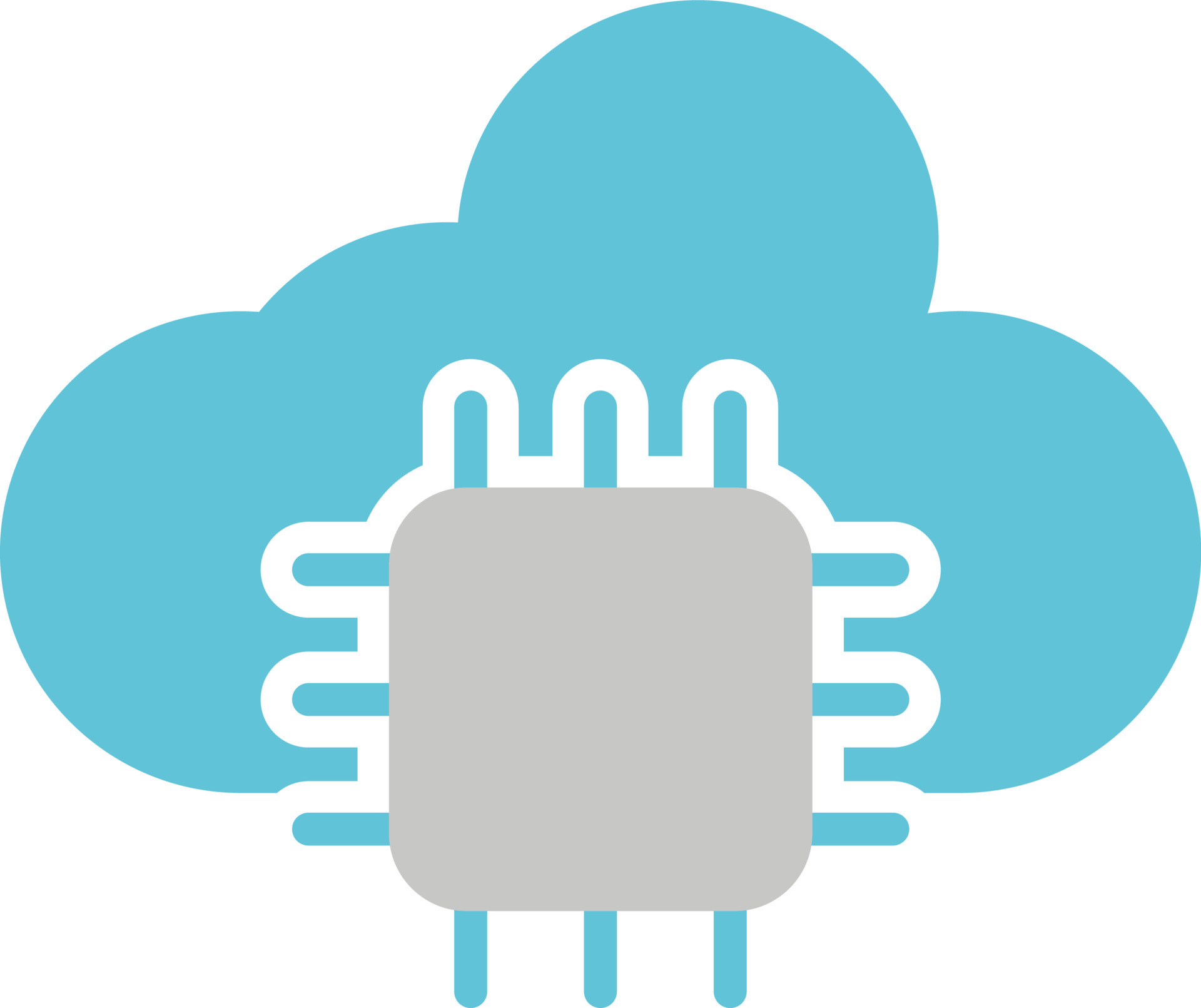 icono de vector de computación en la nube 15801993 Vector en Vecteezy