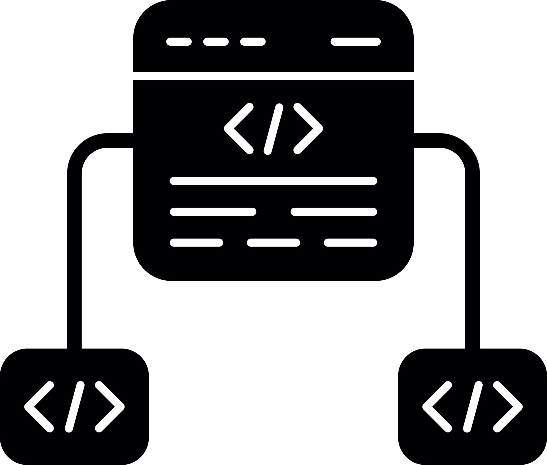 Code Framework Vector Icon Design 15802026 Vector Art At Vecteezy