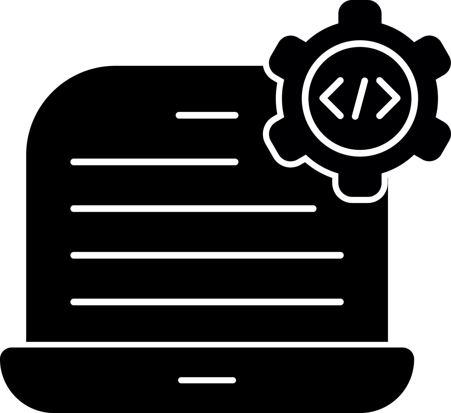 Code Setting Vector Icon Design 15802050 Vector Art At Vecteezy