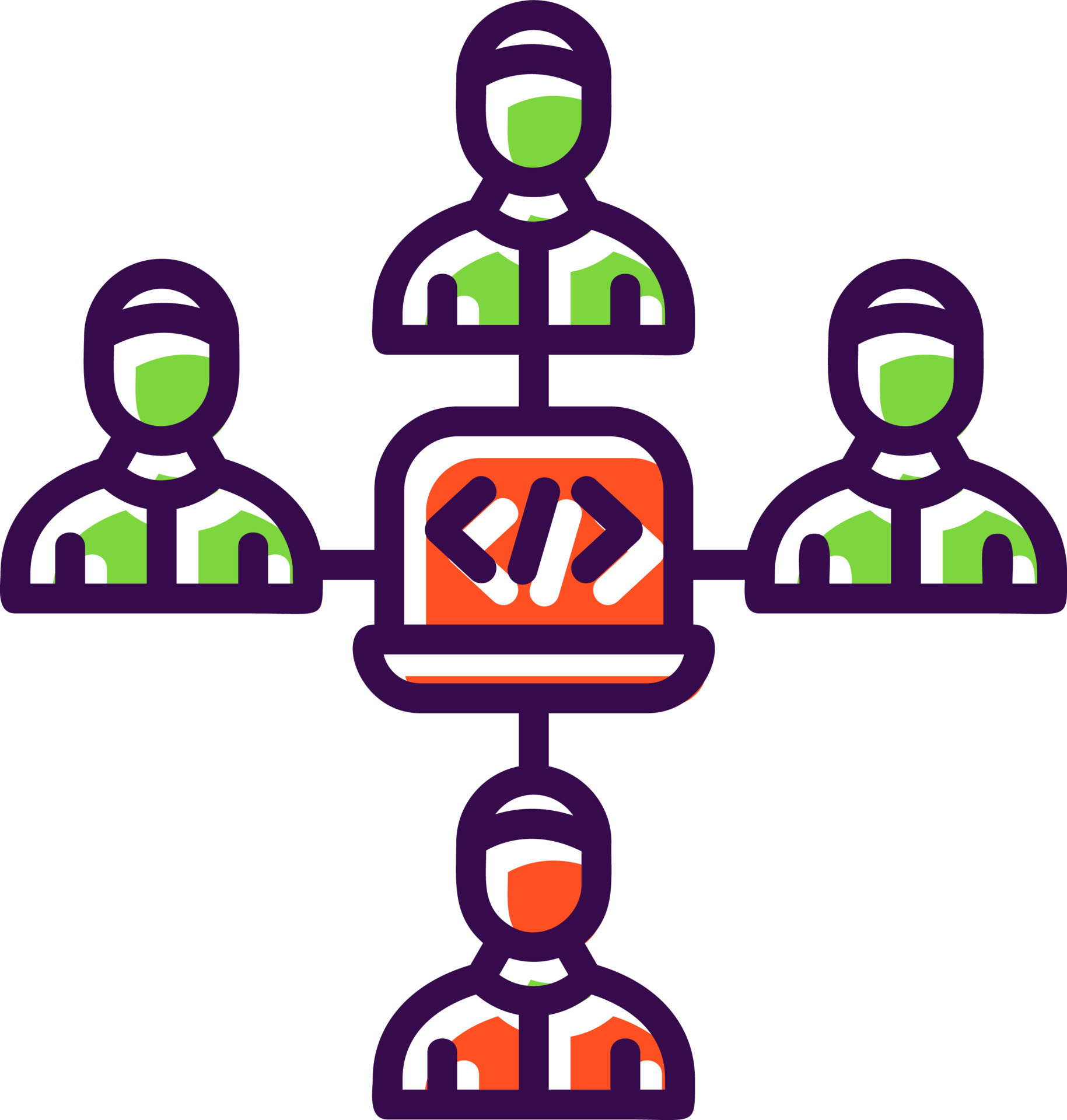 Code Deployment Vector Icon Design 15802215 Vector Art At Vecteezy