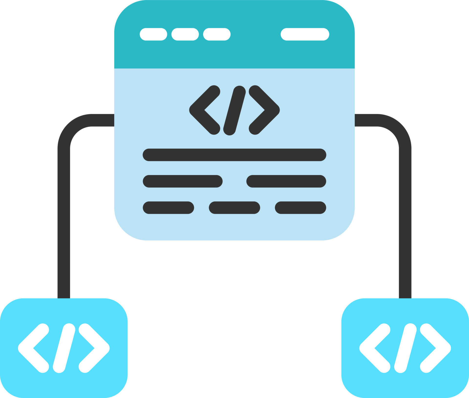 Code Framework Vector Icon Design 15802229 Vector Art At Vecteezy
