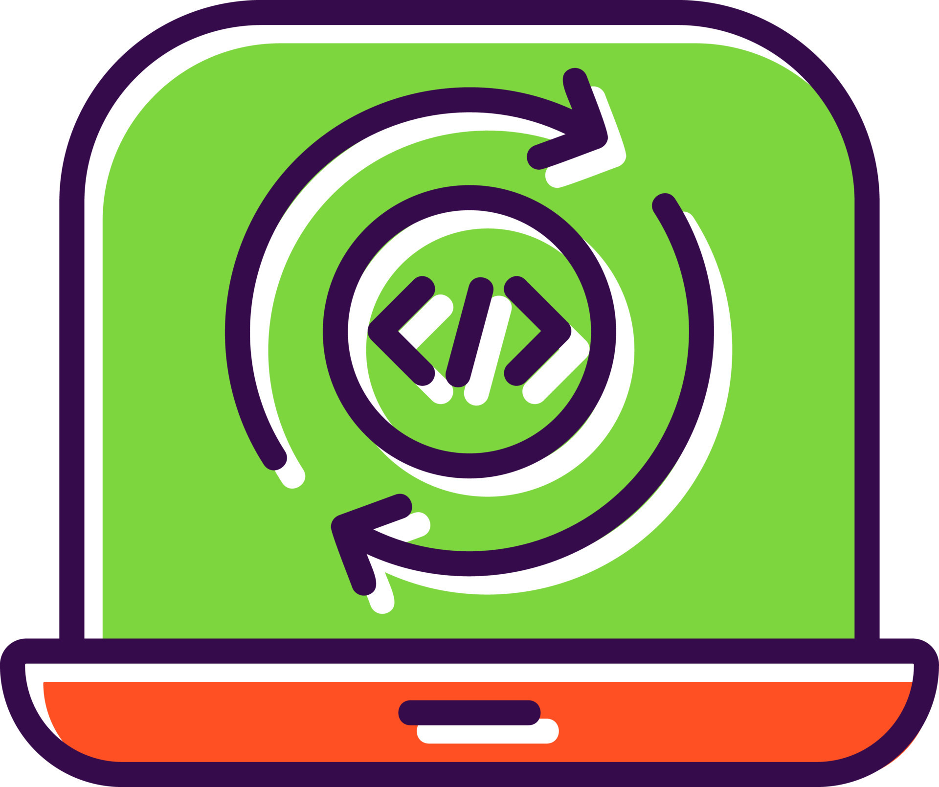 Programming Cycle Vector Icon Design 15802237 Vector Art at Vecteezy