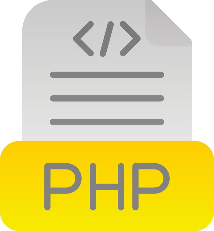 Php File Vector Icon Design 15802319 Vector Art at Vecteezy