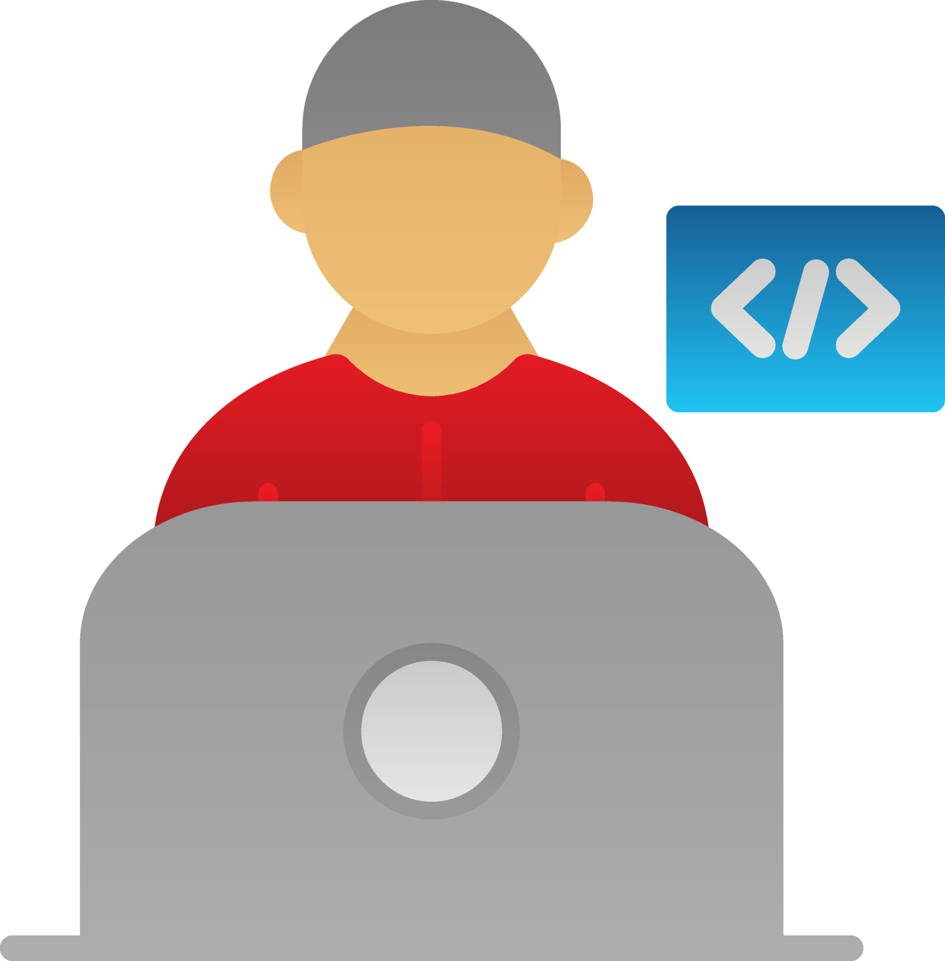 Programmer Vector Icon Design 15802325 Vector Art at Vecteezy