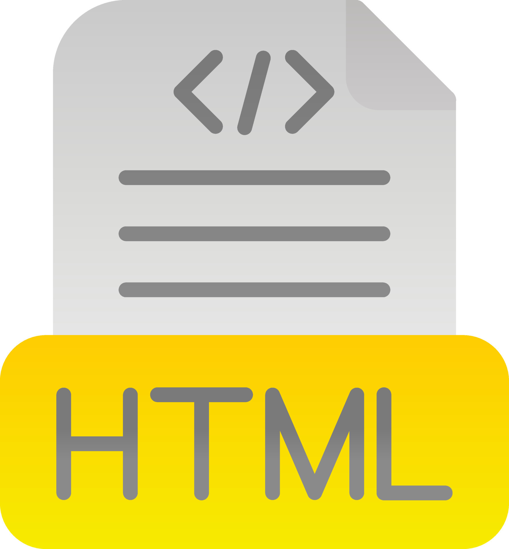 Html File Vector Icon Design 15802371 Vector Art At Vecteezy