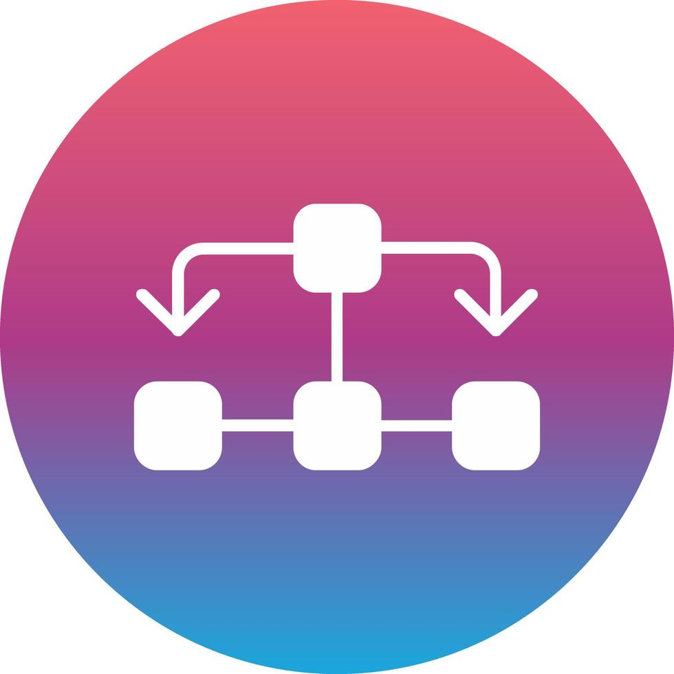 Flow Chart Vector Icon 15802555 Vector Art at Vecteezy