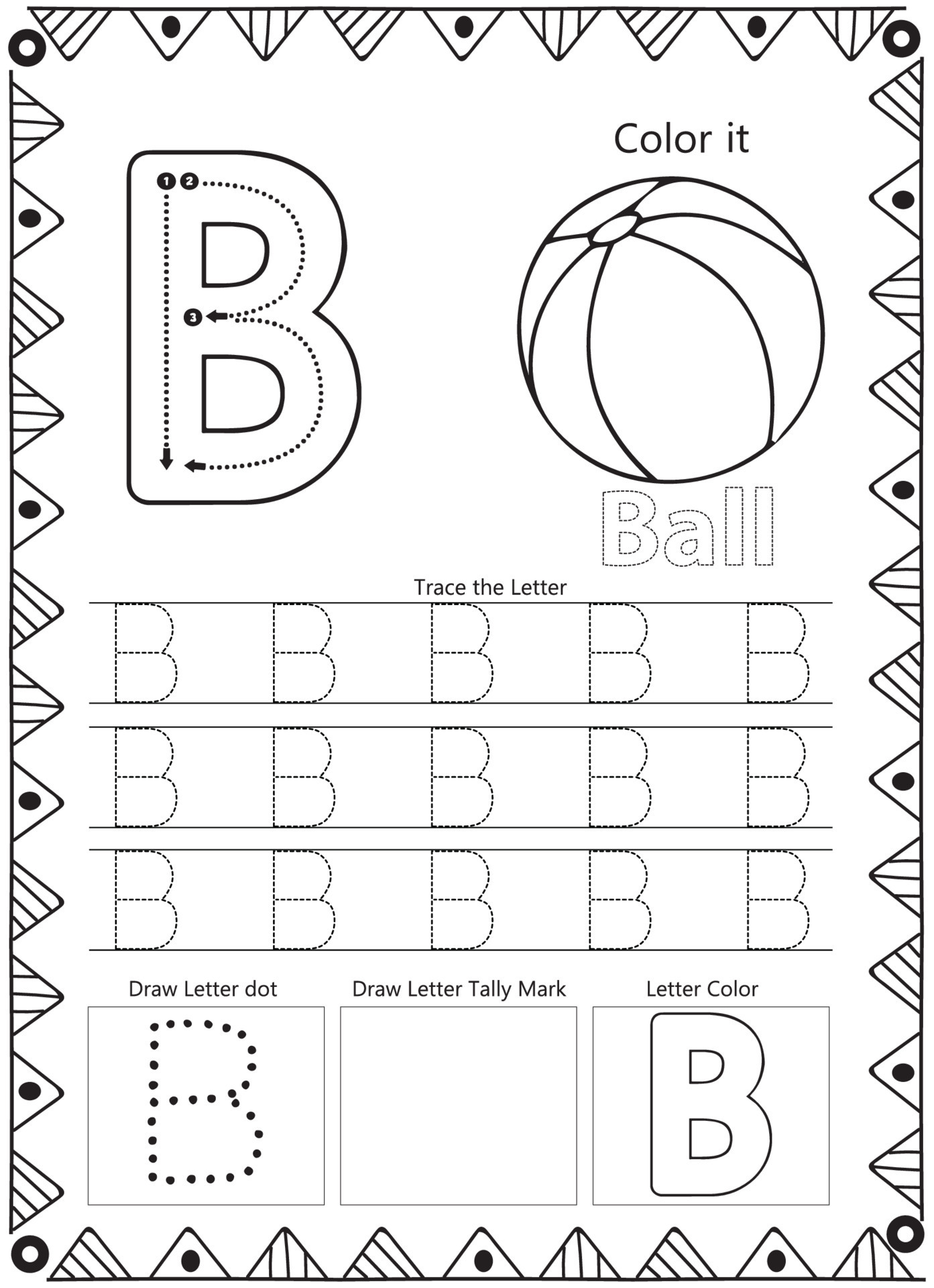 Letter Trace Coloring Pages Tracing Preschool Alphabet Worksheets ...