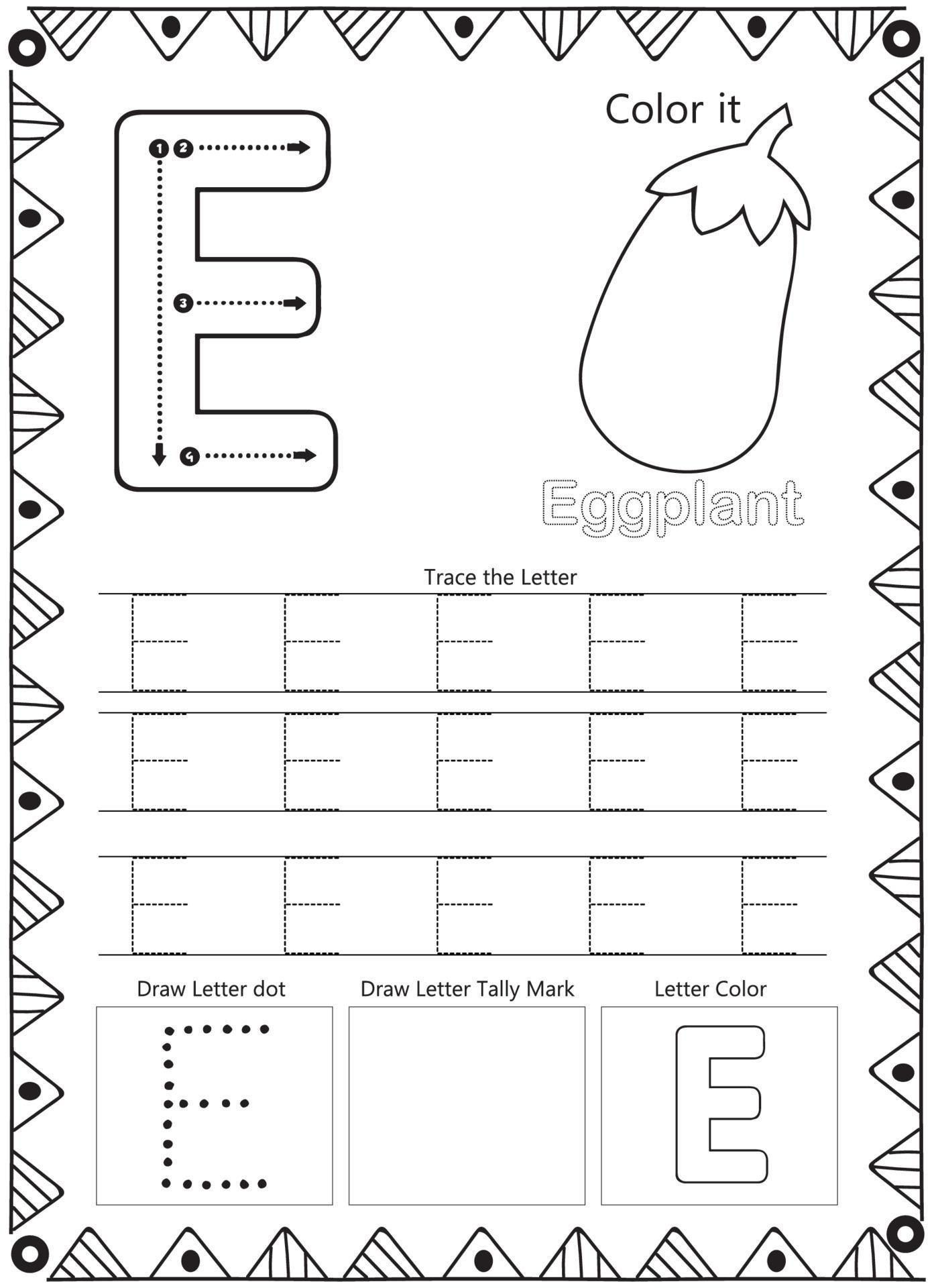 Alphabet Letter Tracing Coloring Page 15802961 Vector Art at Vecteezy
