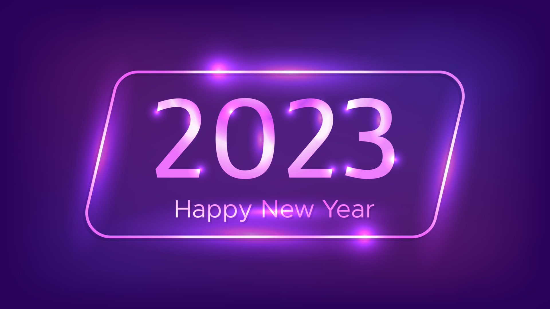2023 Happy New Year neon background 15805067 Vector Art at Vecteezy
