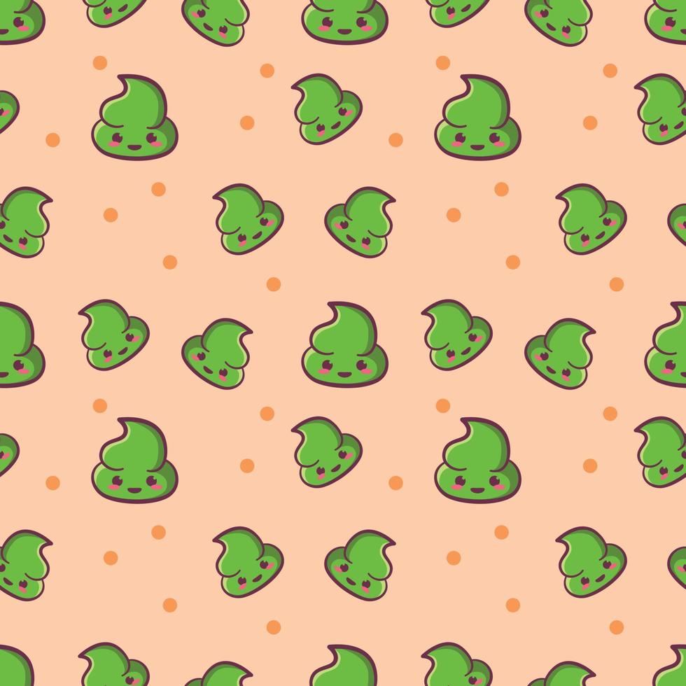 Cute Kawaii Wasabi Seamless Pattern 15806110 Vector Art At Vecteezy