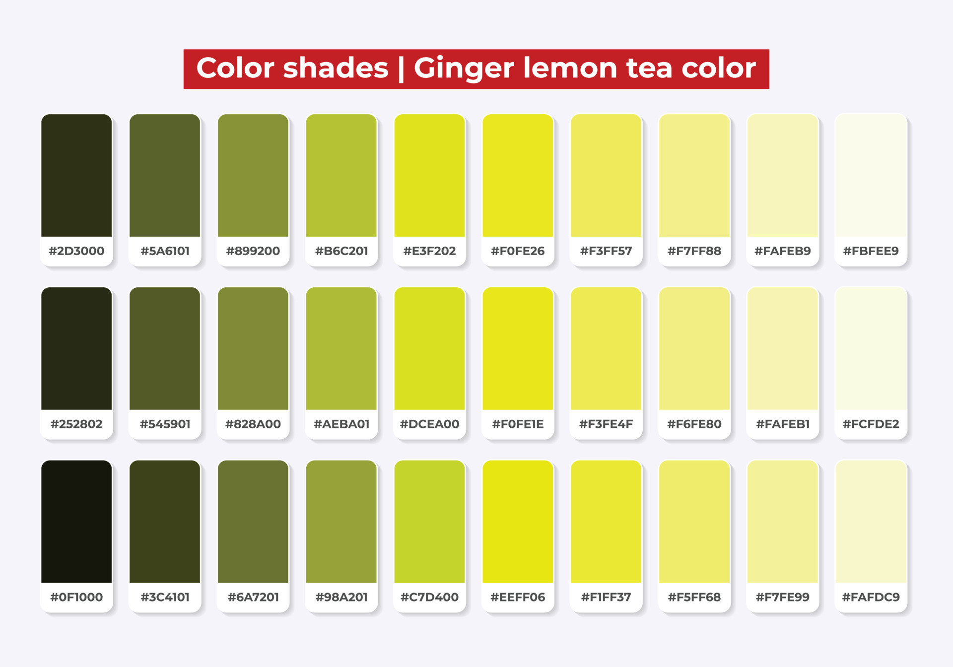 Tonos De Paleta De Color Amarillo Con Hex Vector Prem - vrogue.co Tonos De Paleta De Color Amarillo Con Hex Vector Prem - vrogue.co
