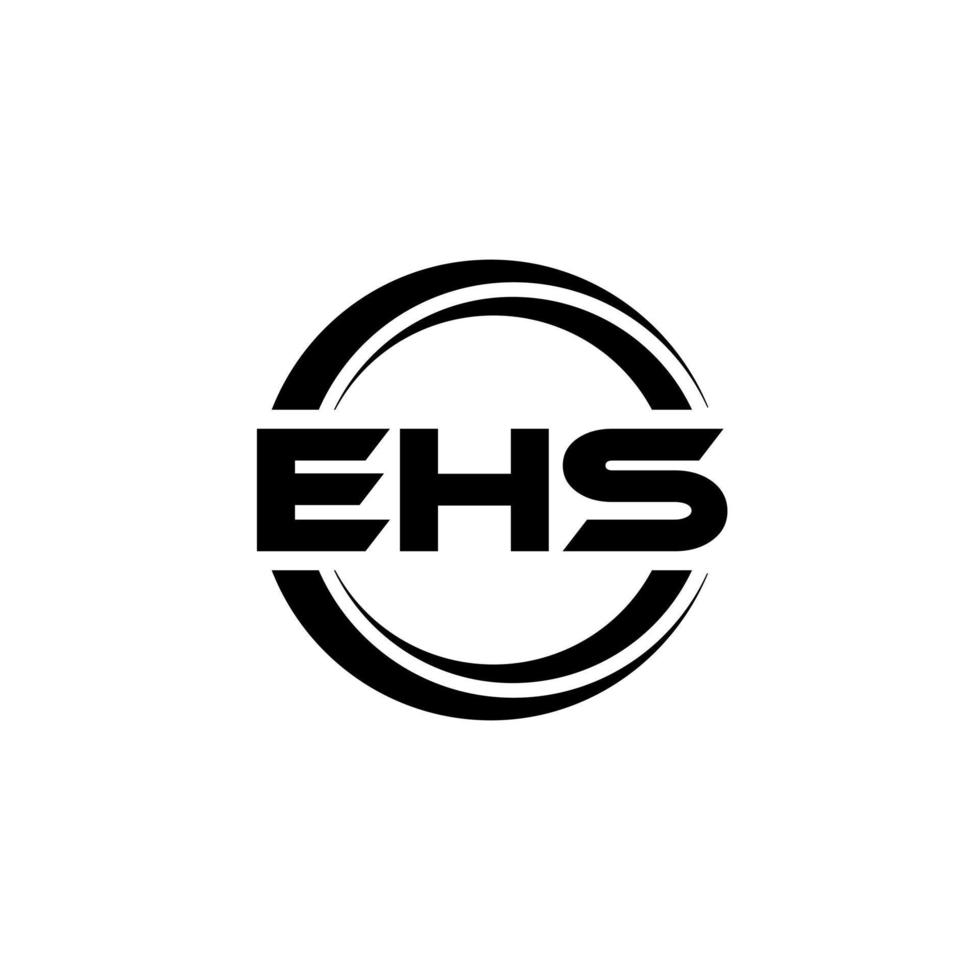 Ehs Letter Logo Design In Illustration Vector Logo Calligraphy Designs For Logo Poster
