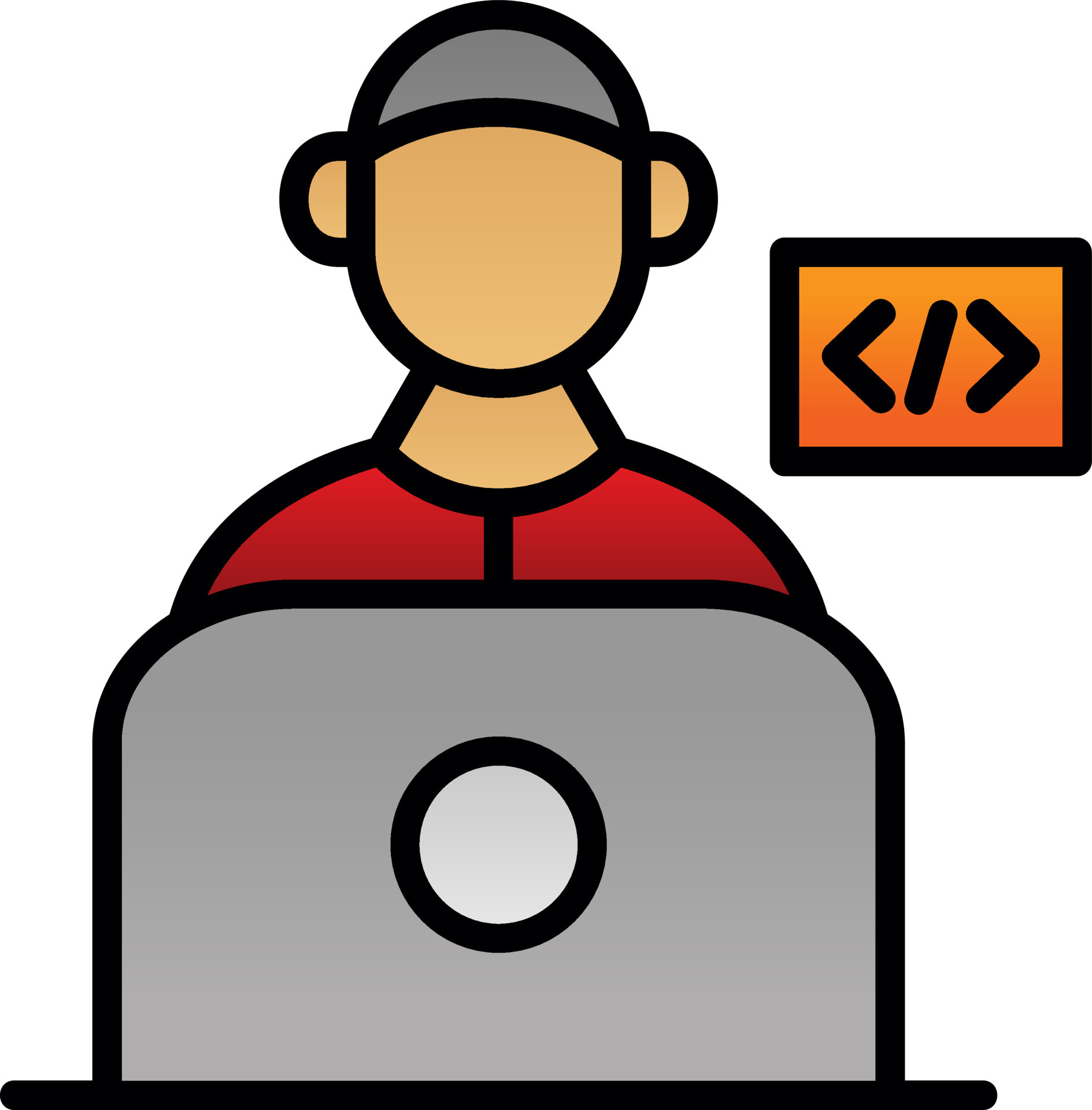 Programmer Vector Icon Design 15807936 Vector Art at Vecteezy