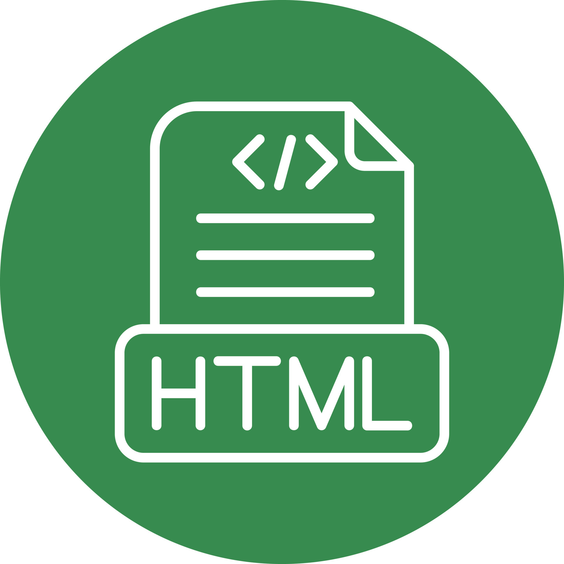 Html File Vector Icon Design 15808527 Vector Art At Vecteezy