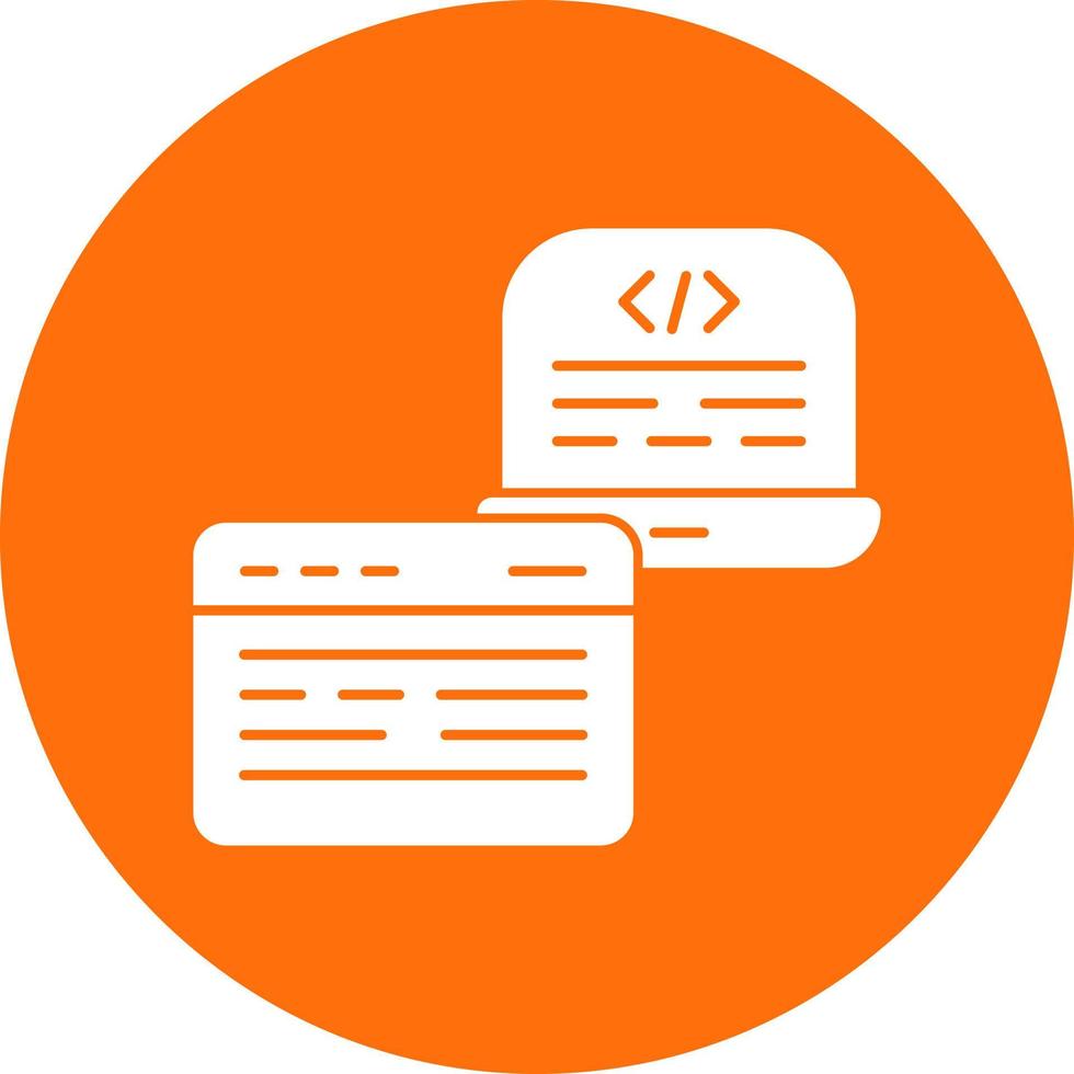 diseño de icono de vector de desarrollo frontend 15808537 Vector en ...