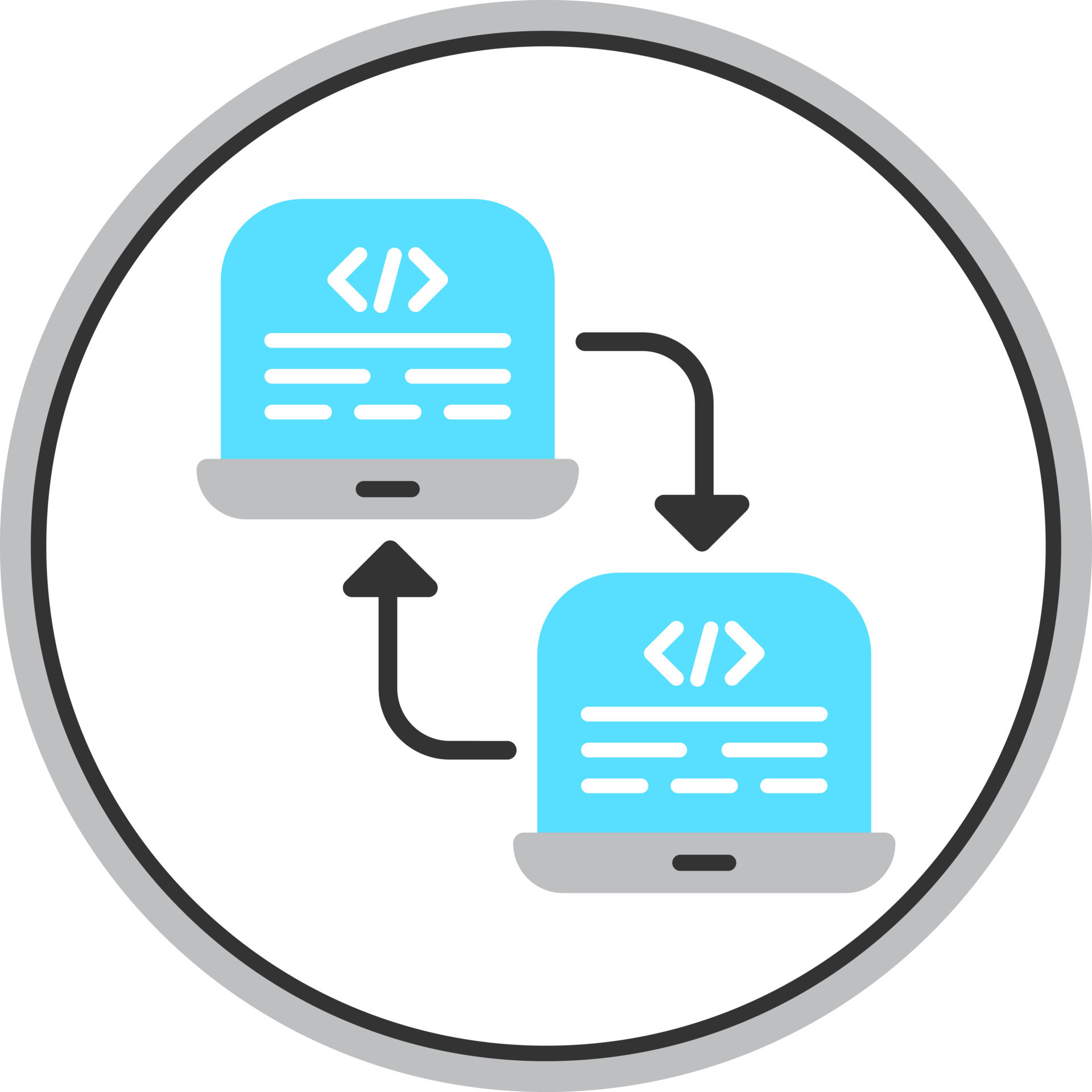 Code Refactoring Vector Icon Design 15808712 Vector Art At Vecteezy