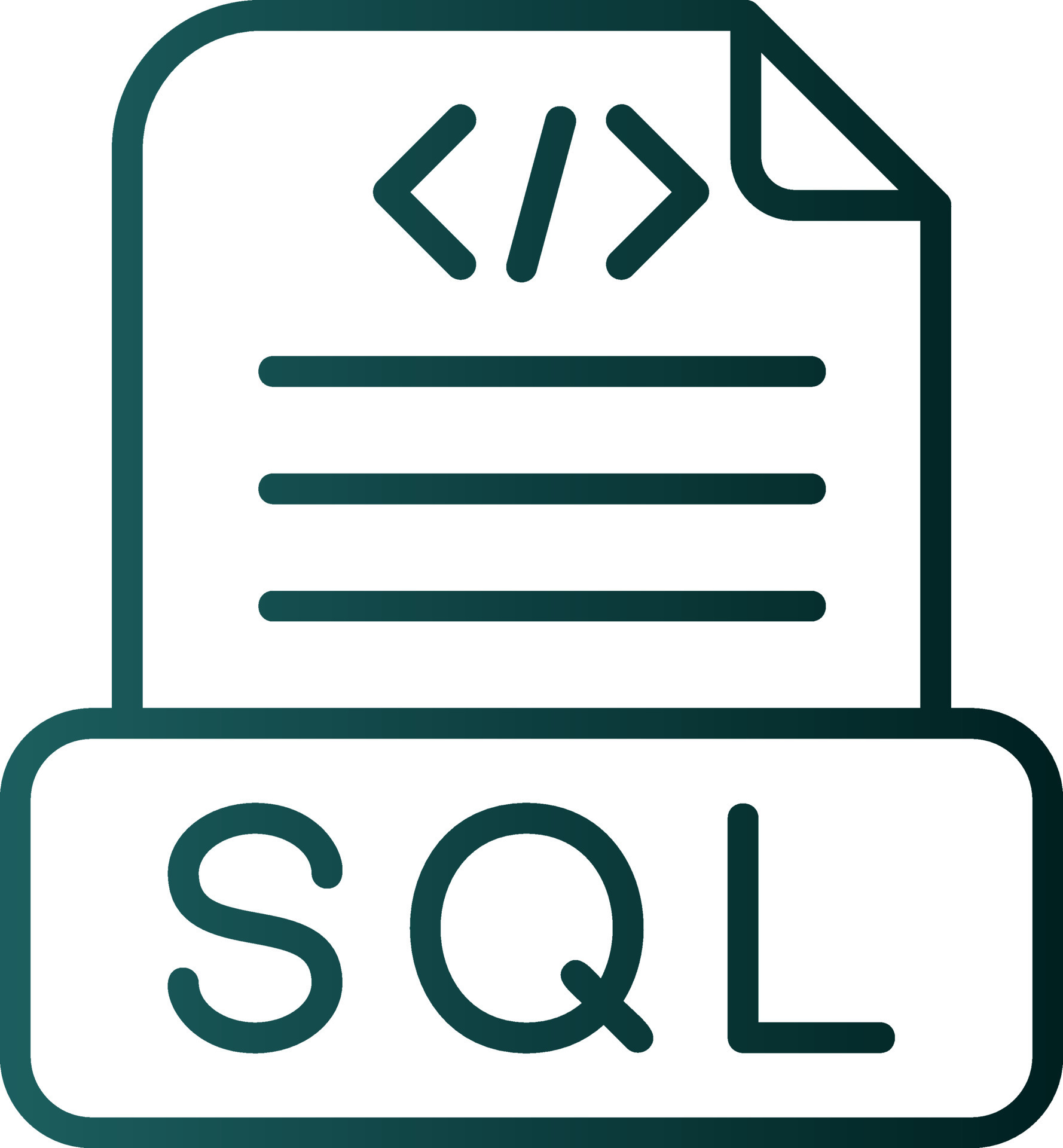 Sql File Vector Icon Design 15809285 Vector Art at Vecteezy