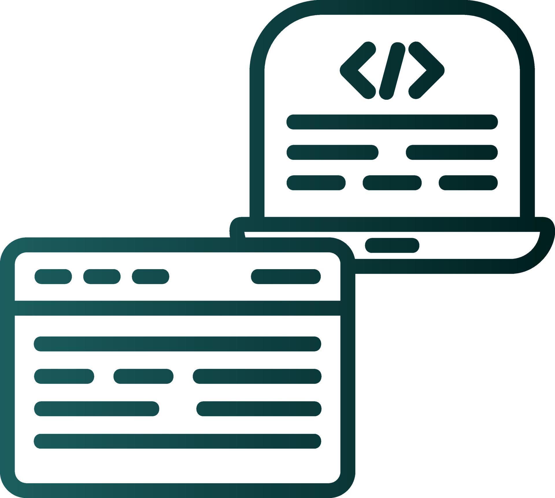 Frontend Development Vector Icon Design 15809307 Vector Art at Vecteezy