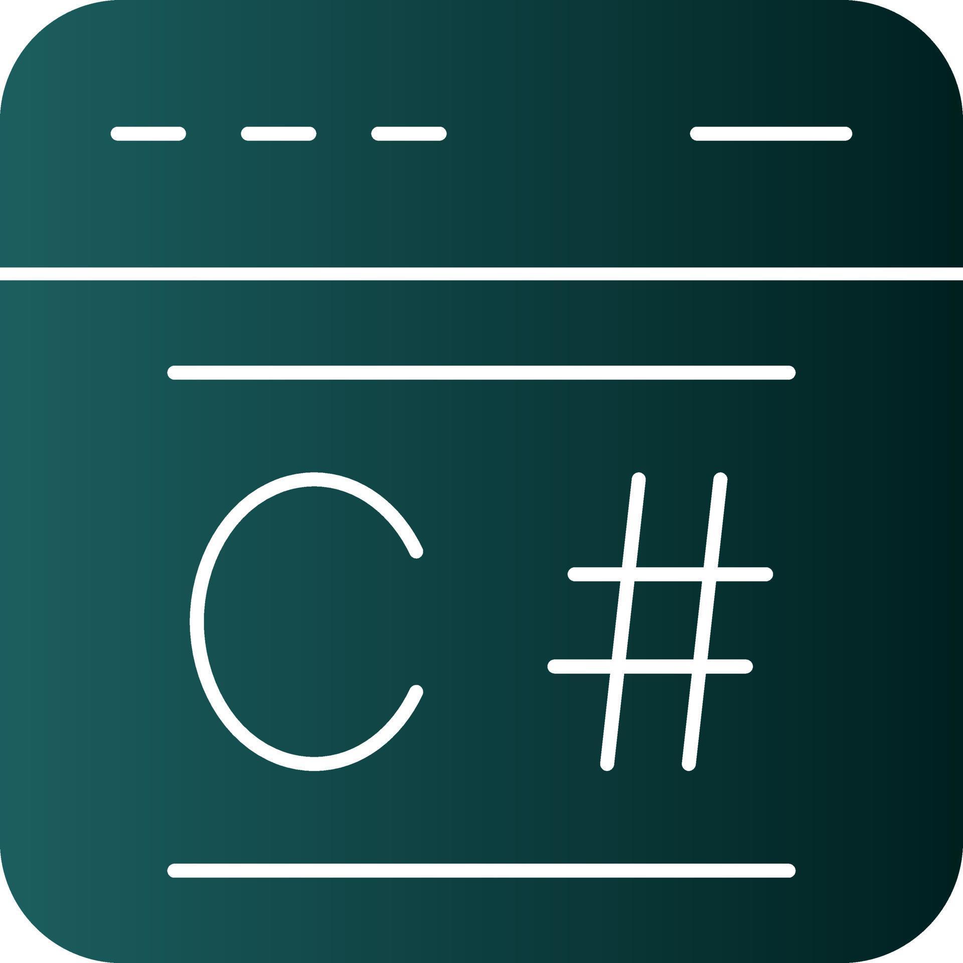 C Sharp Vector Icon Design 15809328 Vector Art at Vecteezy