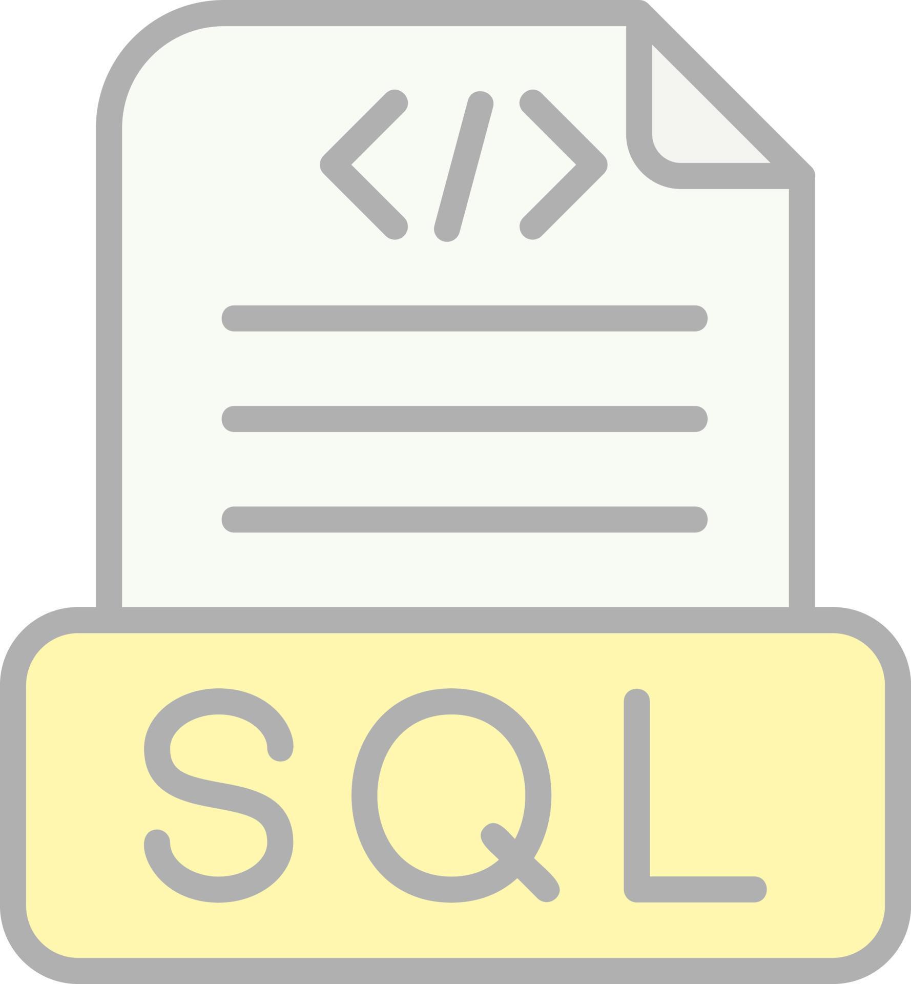 Sql File Vector Icon Design 15810385 Vector Art at Vecteezy