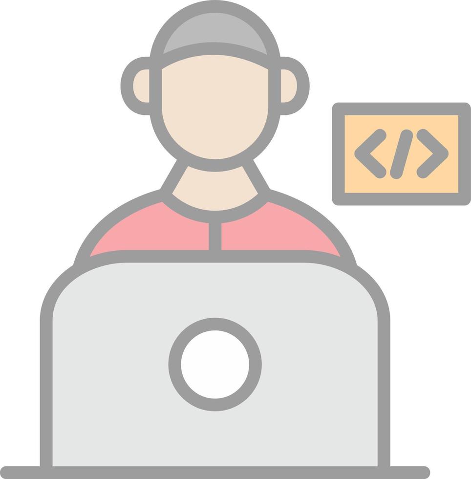 Programmer Vector Icon Design 15810428 Vector Art at Vecteezy