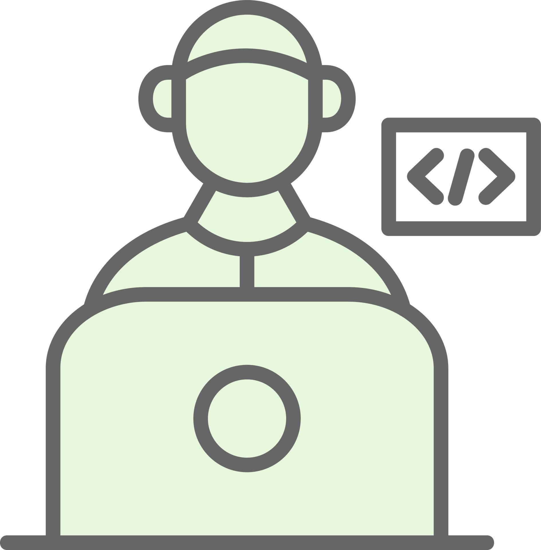 Programmer Vector Icon Design 15810784 Vector Art at Vecteezy